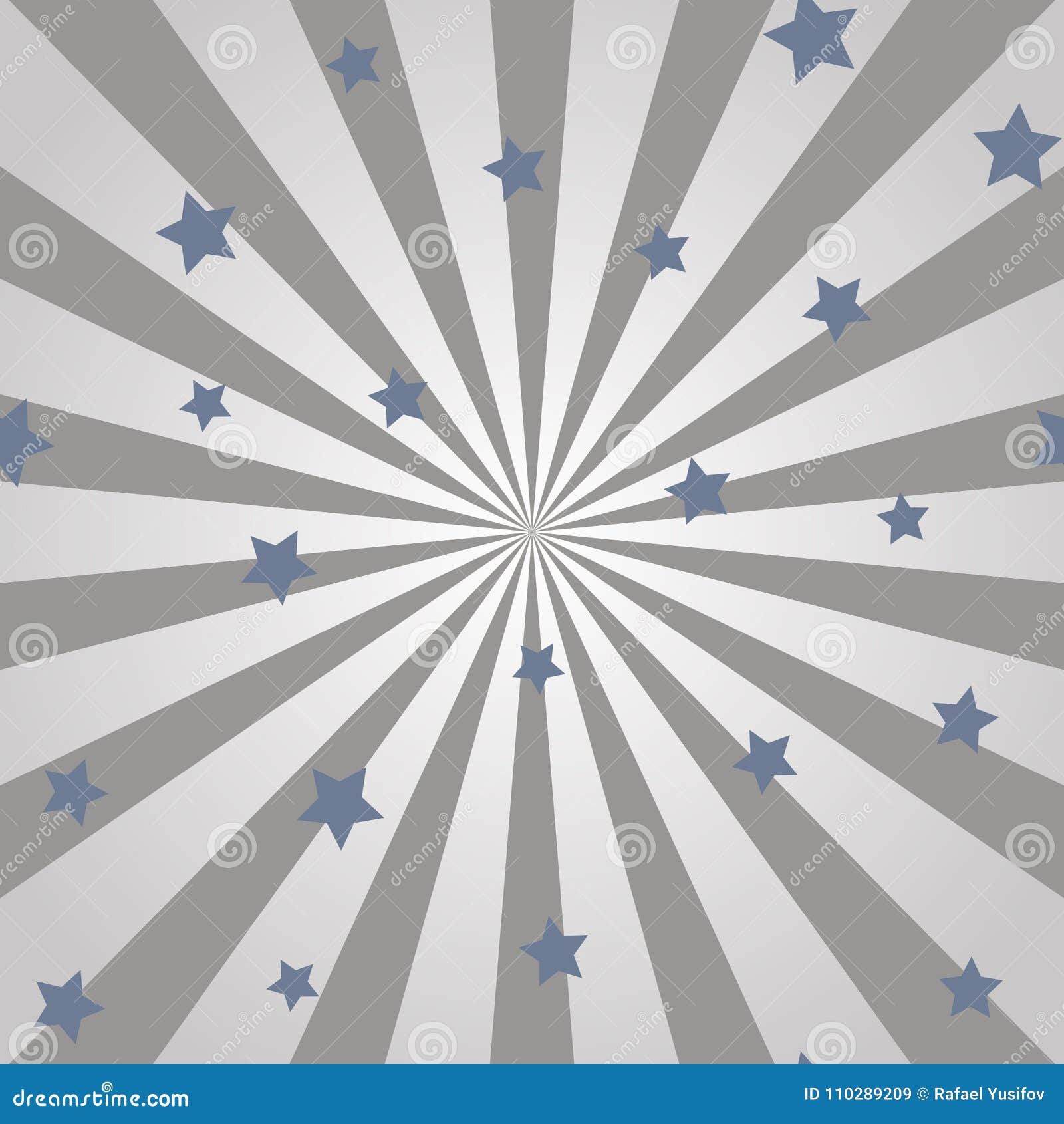 Abstract Background with Sun Rays and Stars. Vector. Stock Vector ...