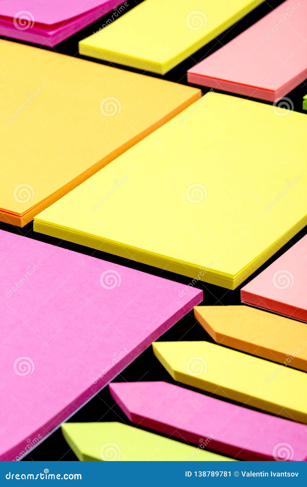 Abstract Background with Tear-off Sheets Stock Image - Image of ...