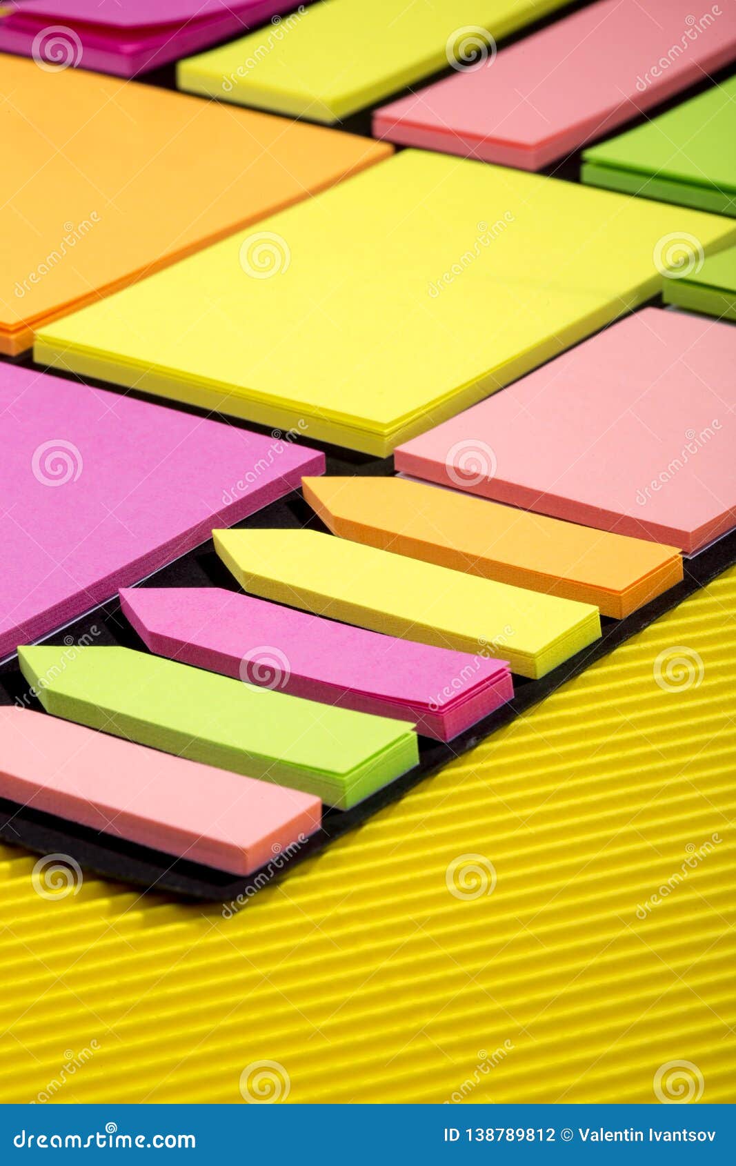 Abstract Background with Tear-off Sheets Stock Photo - Image of ...