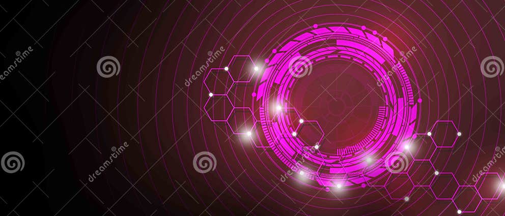 Abstract Background Tech Sci Fi Innovation Pattern Design Stock ...