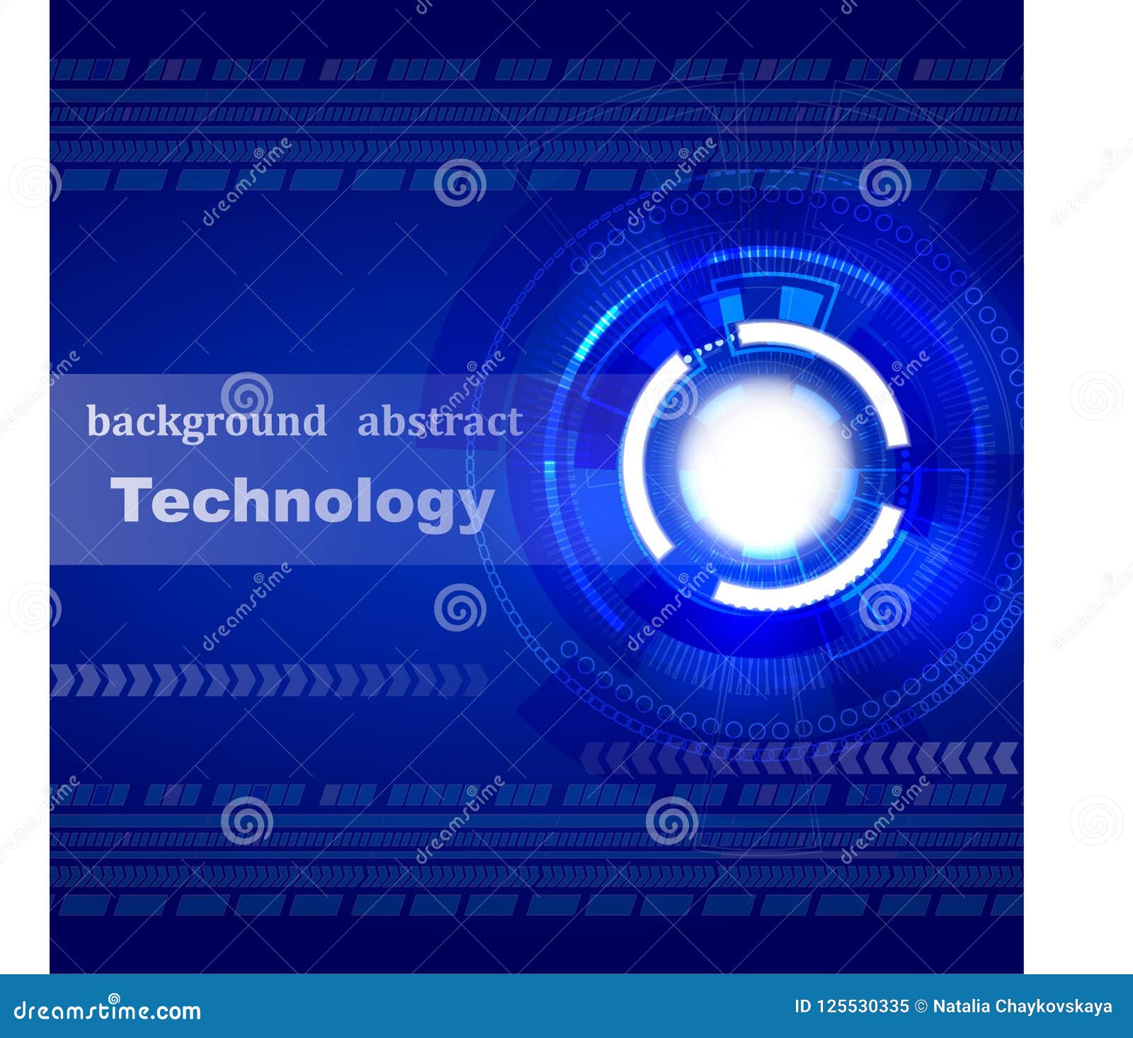 Abstract Background, Technology, Blue, Text,sign of Movement, Glow ...