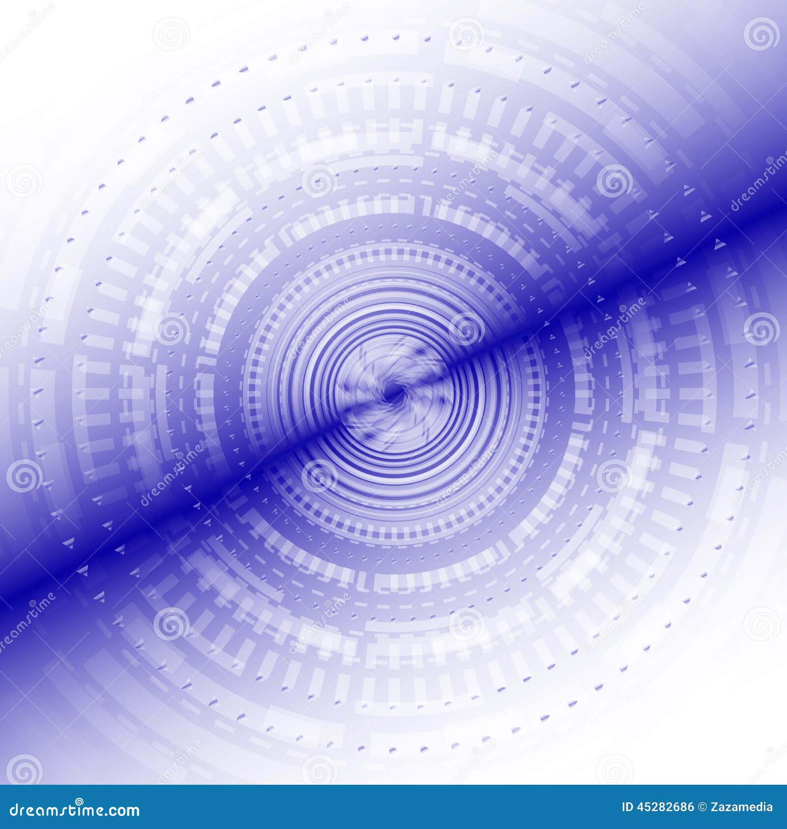 Abstract Background Technology Circles Light Blue Color Vector Stock ...