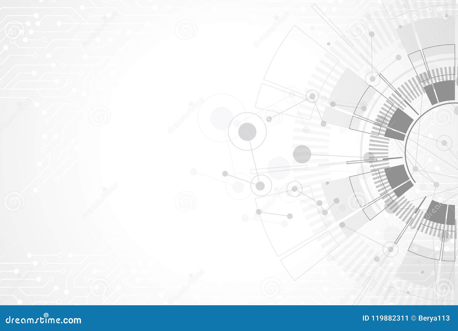 Abstract Background with Technology Circuit Board Texture. Futuristic ...