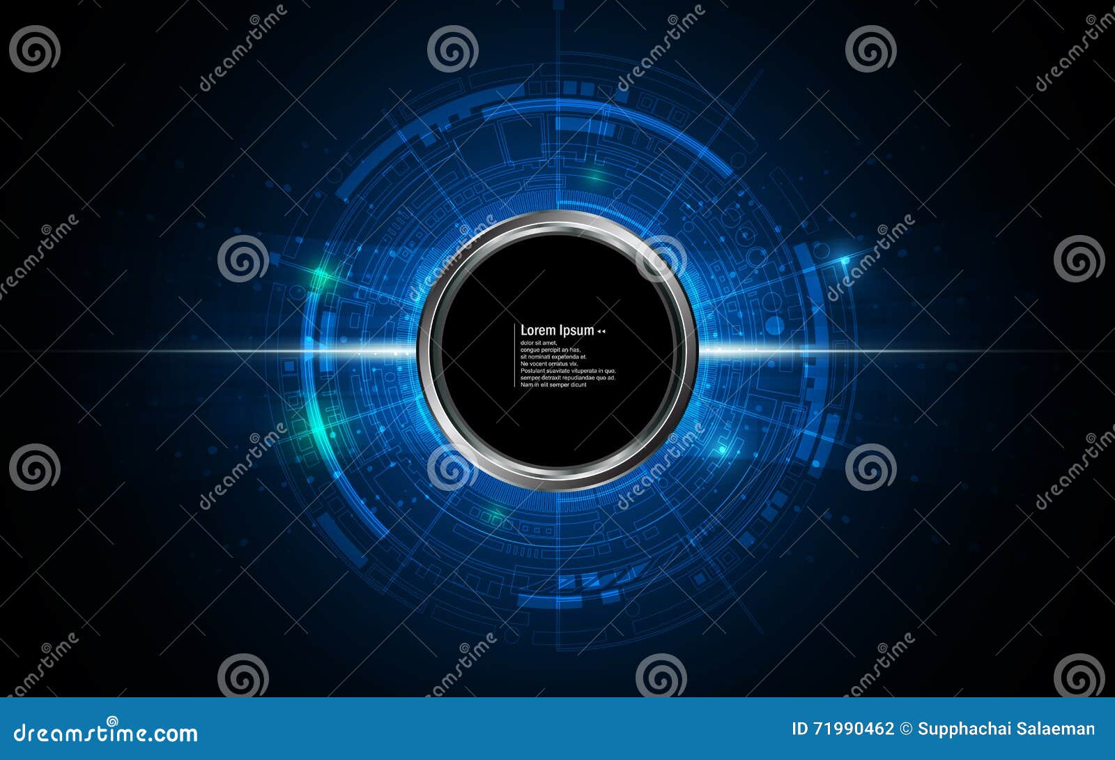 Abstract Background Technology Concept Circular Dynamic Design with ...