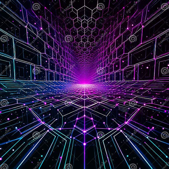 Grid synthwave stock illustration. Illustration of pattern - 333224762