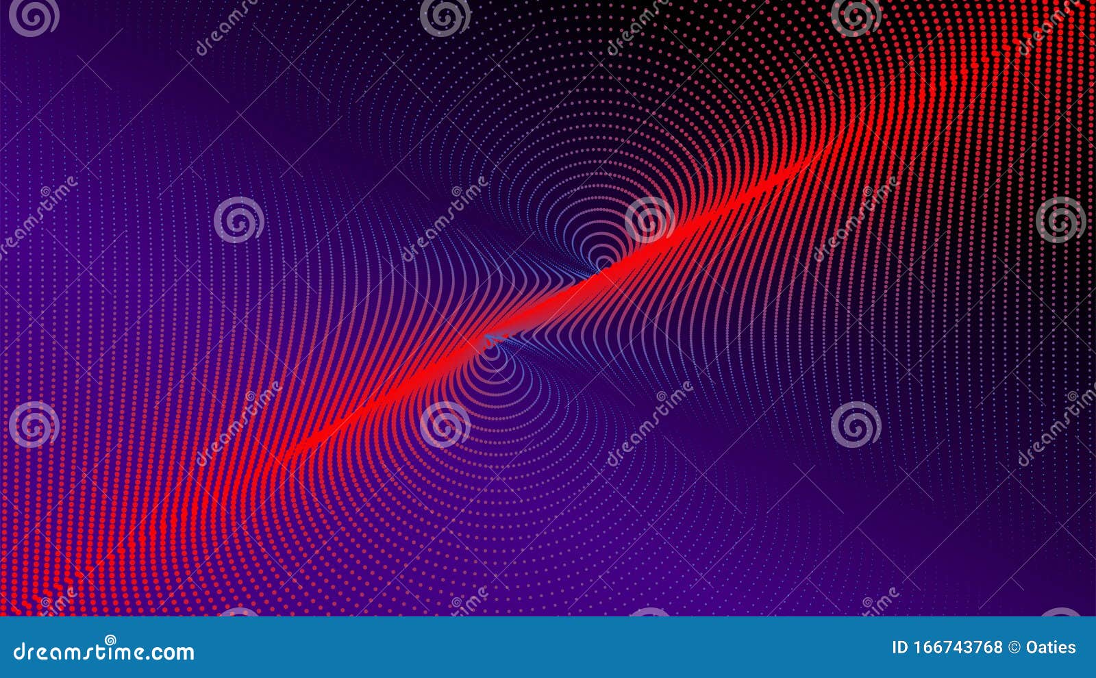 Abstract Background Technology Dot Light Spiral Wave Stock Vector ...