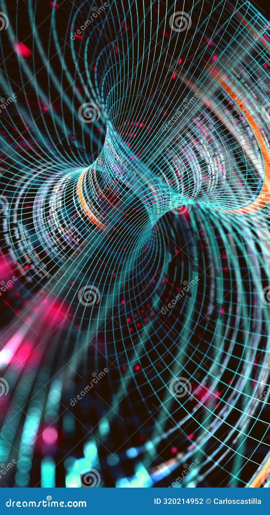 Abstract Background of Technology, Science and Cloud Computer Stock Illustration - Illustration ...