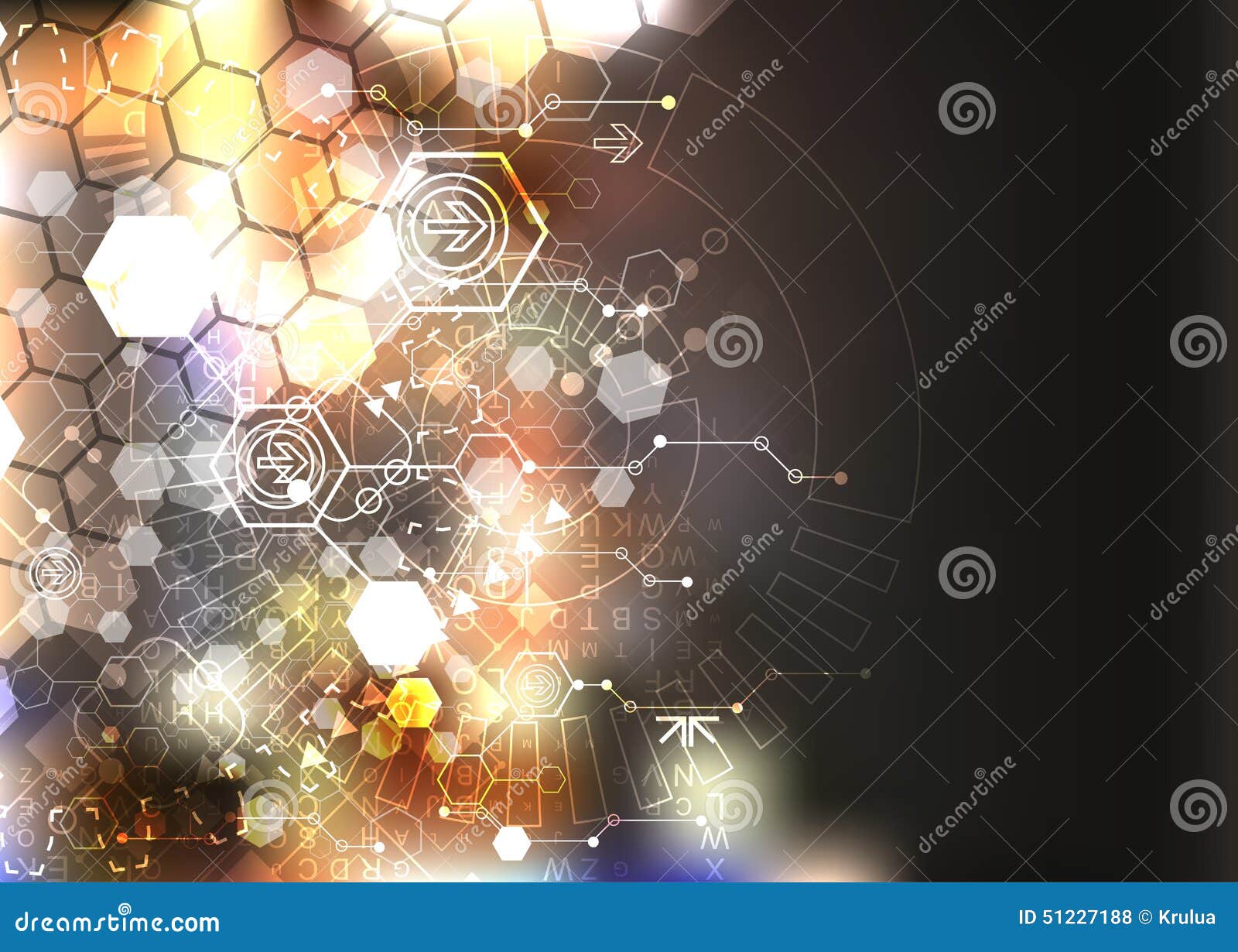 Abstract Background, Technology Theme Illustration Stock Vector ...