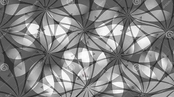 Grey Flowers Abstract Background Template Stock Vector - Illustration ...
