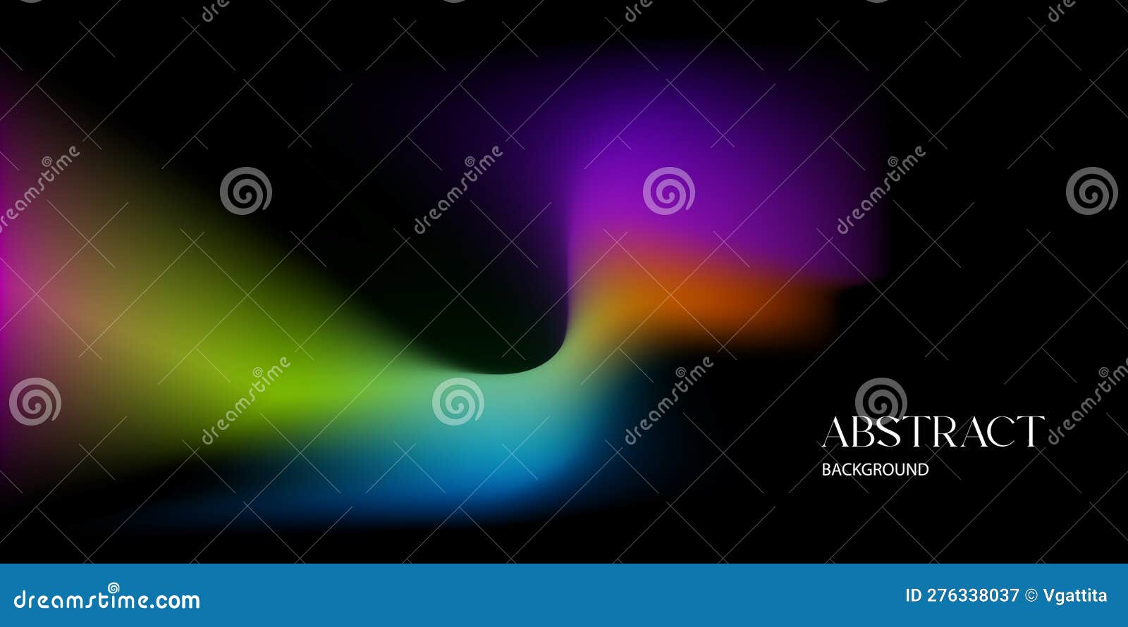 Abstract Background Template Dark Design with Neon Color Gradient ...