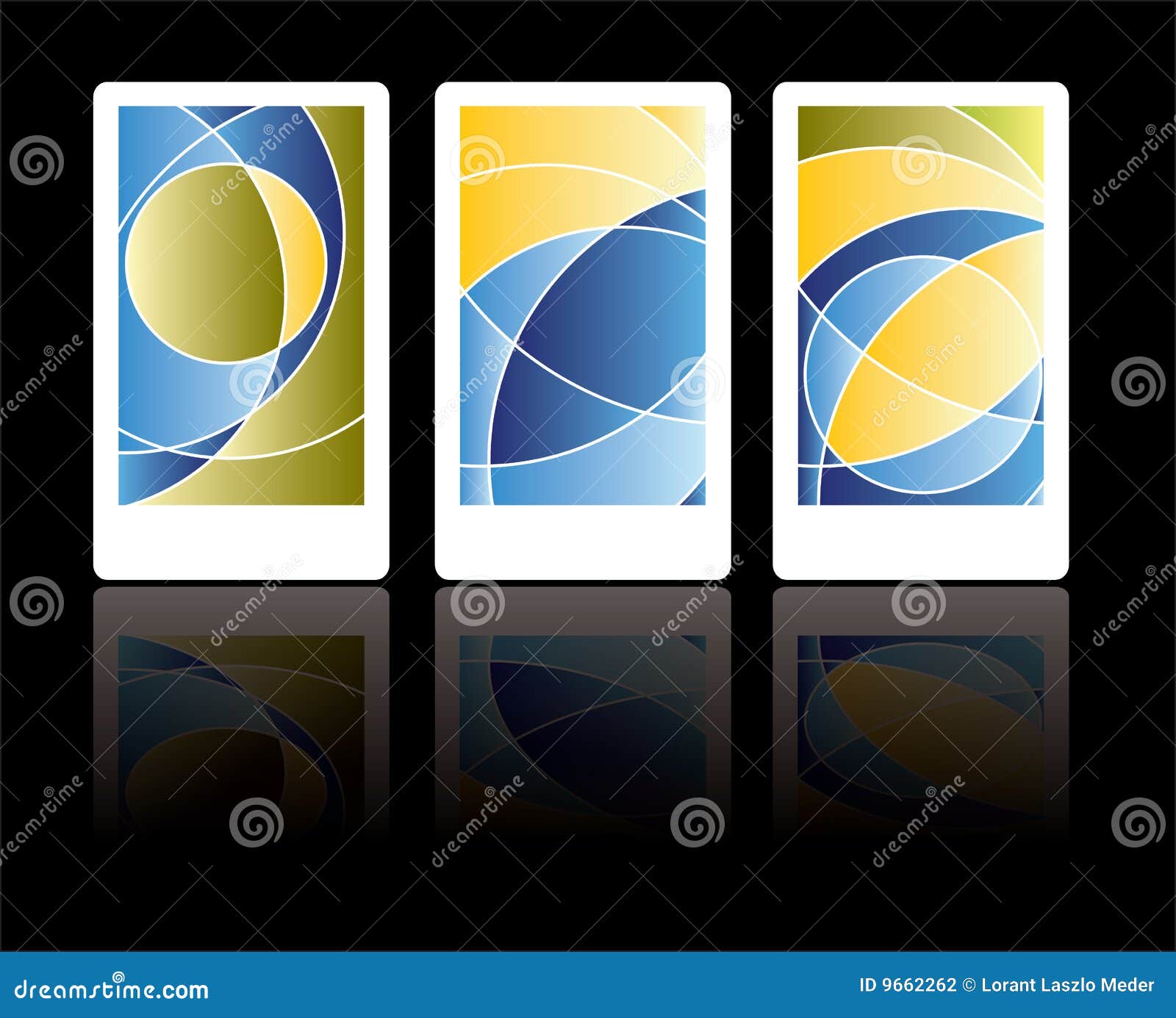 Abstract Background Template. Editable Stock Illustration ...