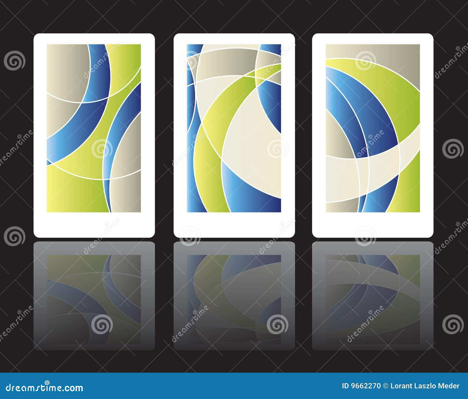 Abstract Background Template. Editable Stock Illustration ...