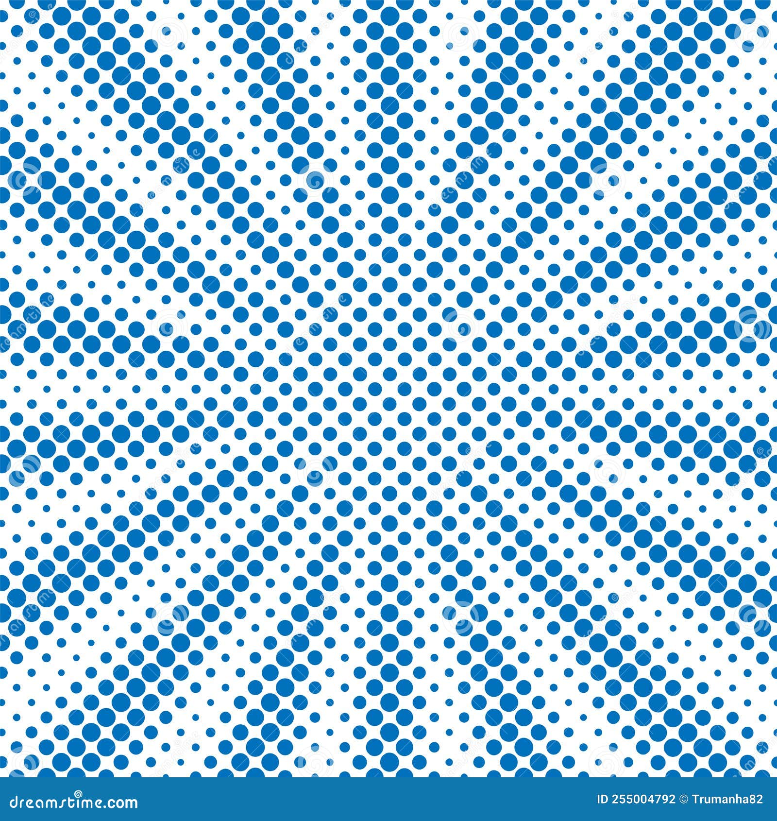 Vector Abstract Diagonal Blue Halftone Dots Texture in White Background ...