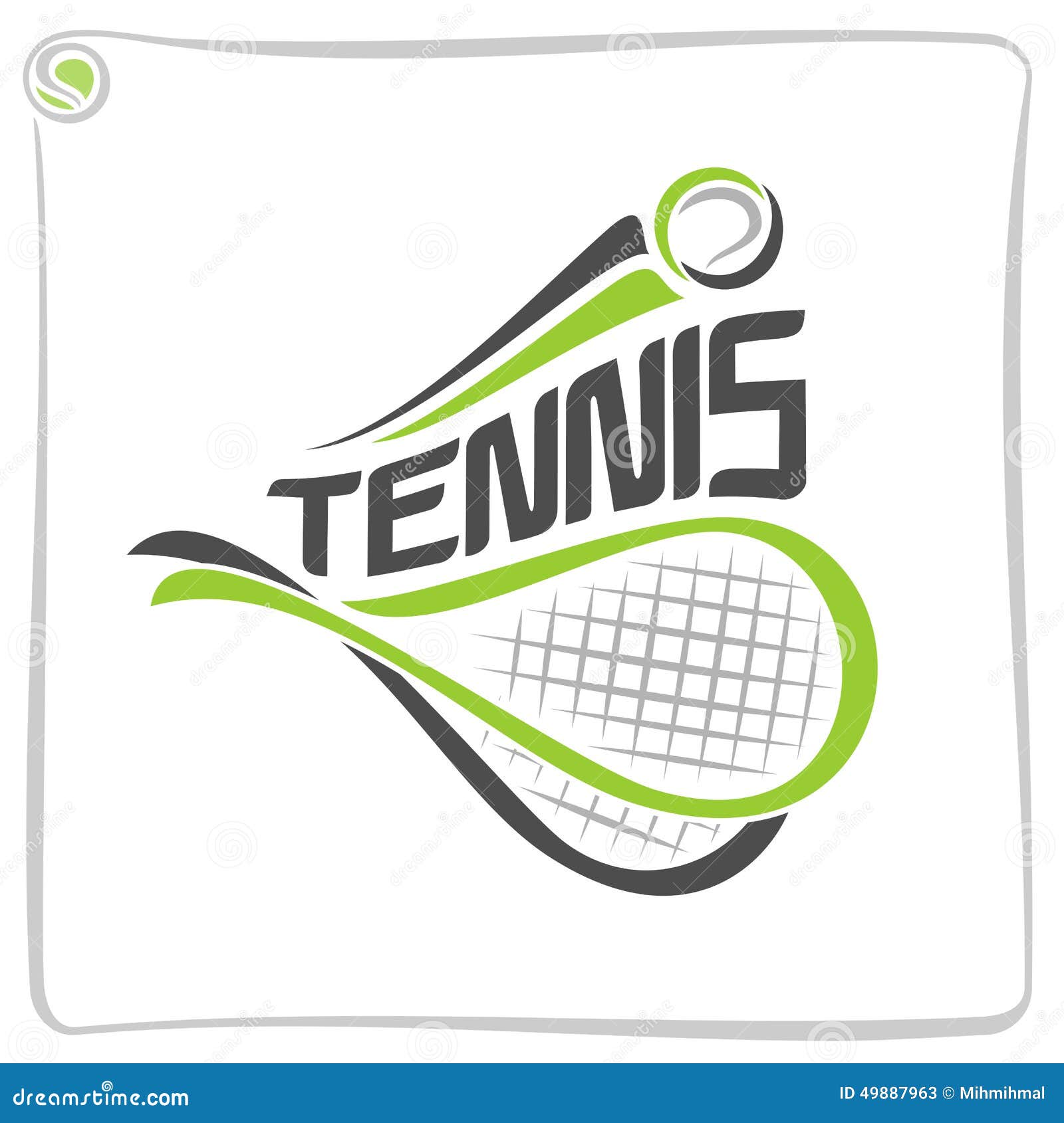 Abstract Background on the Tennis Stock Vector - Illustration of ...