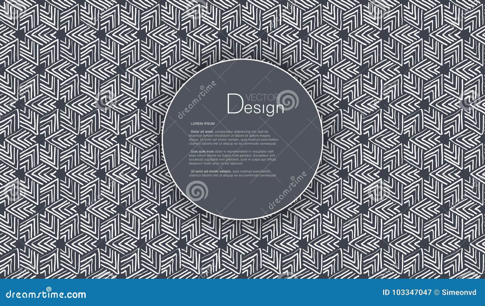 Abstract Background with Text Box or Individual Pattern Stock Vector ...