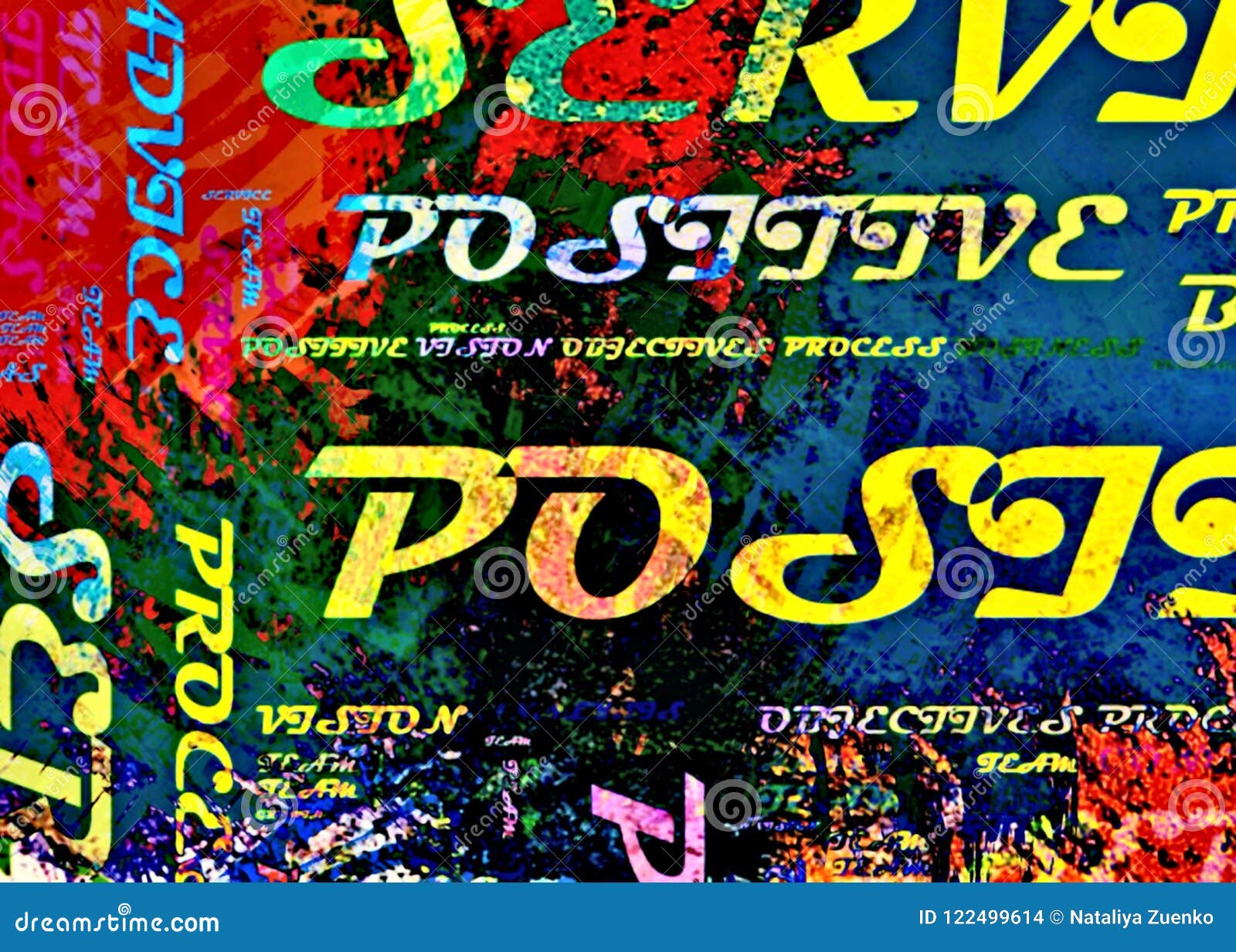 Abstract Background of a Text Poster, Design for Wallpaper, Stock ...