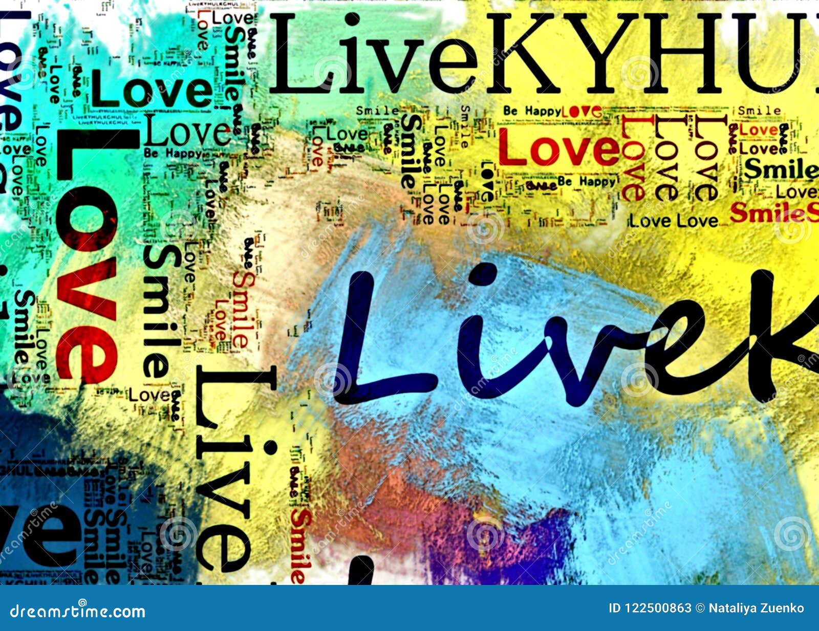 Abstract Background of a Text Poster, Design for Wallpaper, Stock ...