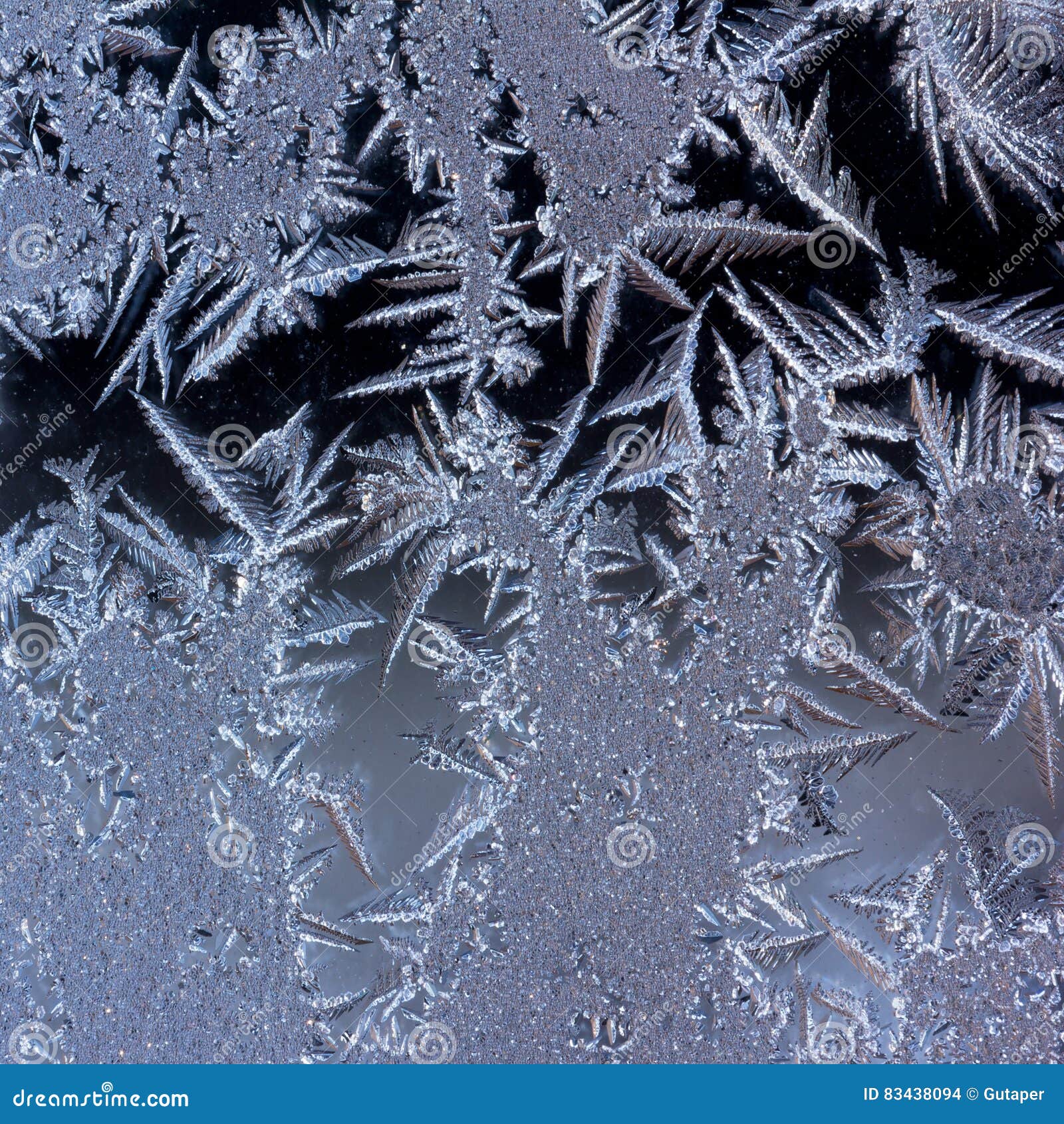 Abstract Background Texture Ice Patterns on Glass Stock Photo - Image ...