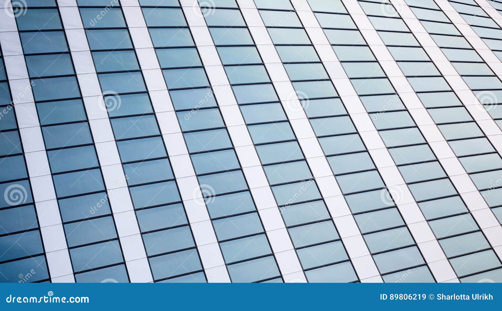 Abstract Background Texture with Reflected in Windows of Modern Office ...