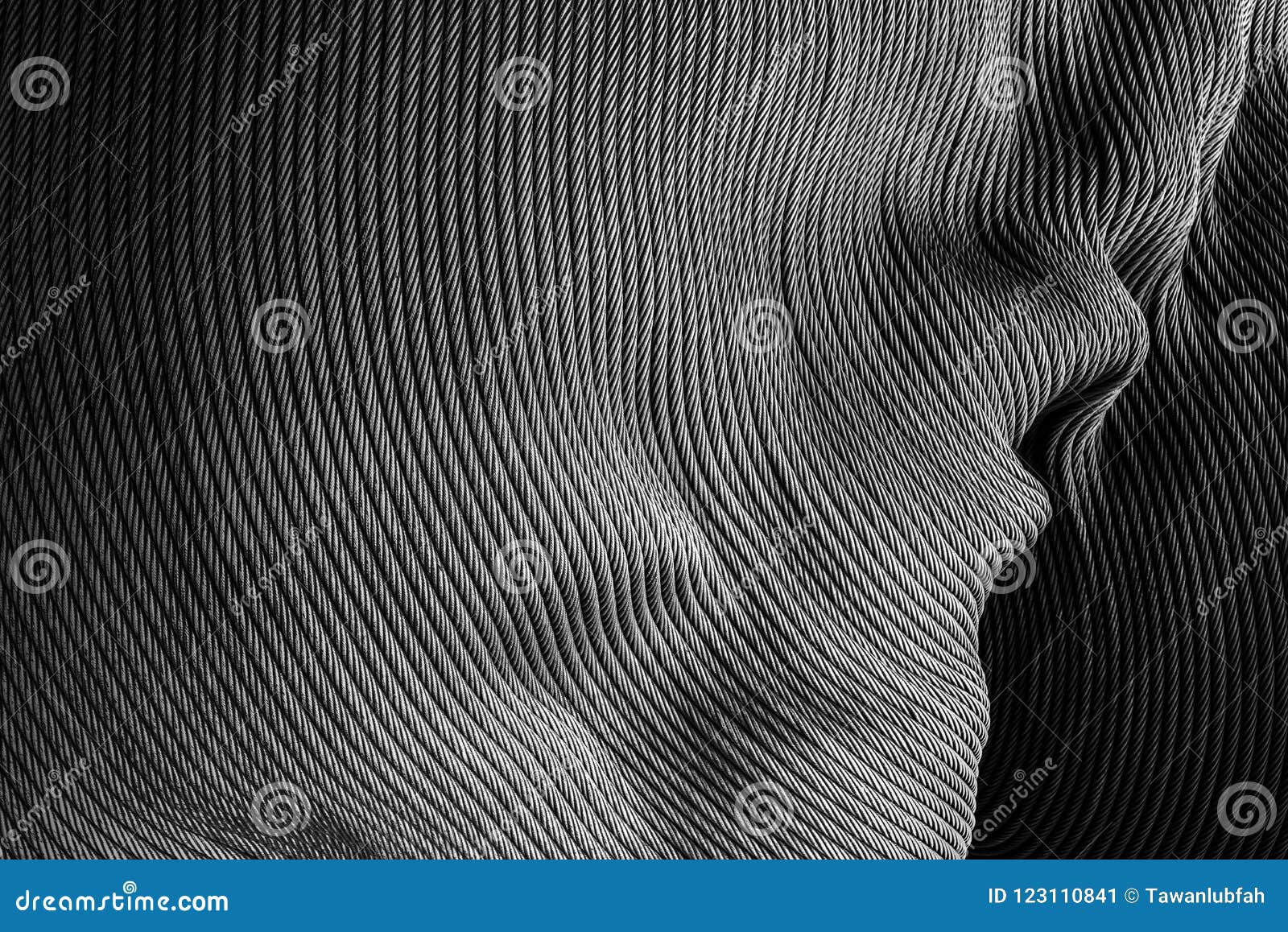 Abstract Background from Texture of Steel Bar Pattern. Monochrome Photo ...