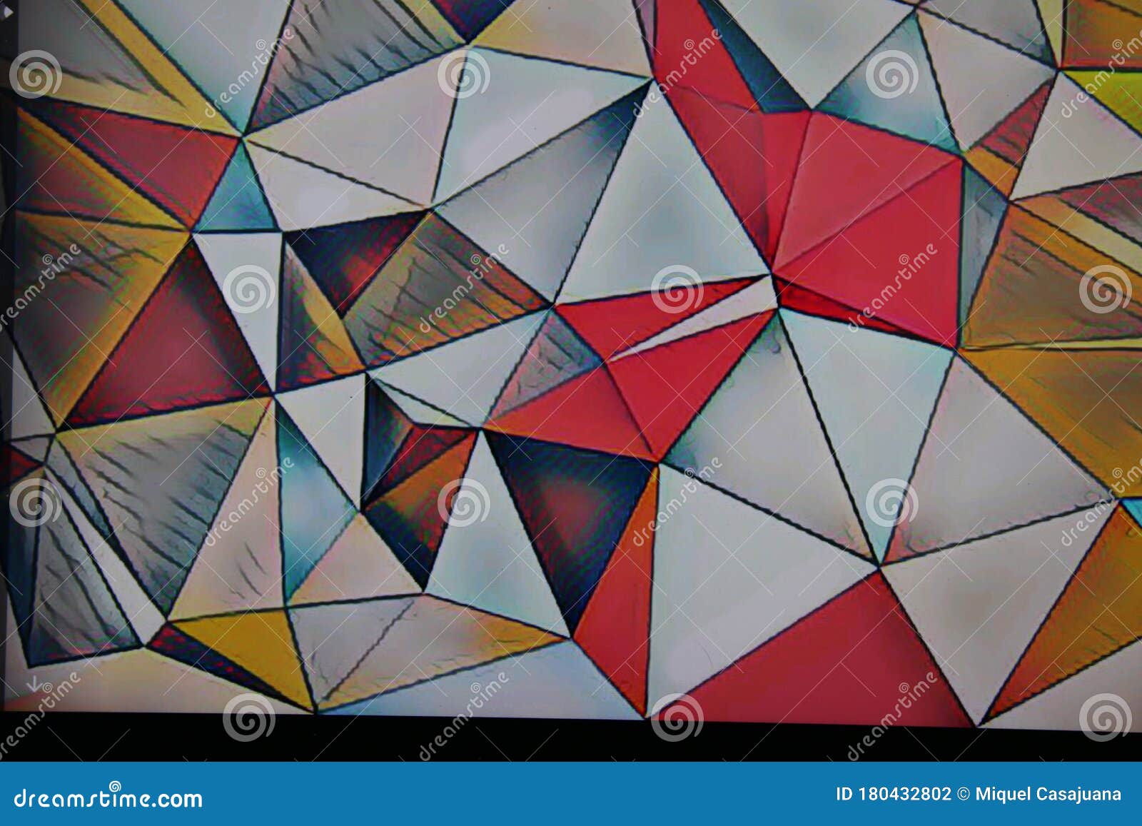 Background with Triangle Shapes and Textures Stock Photo - Image of ...