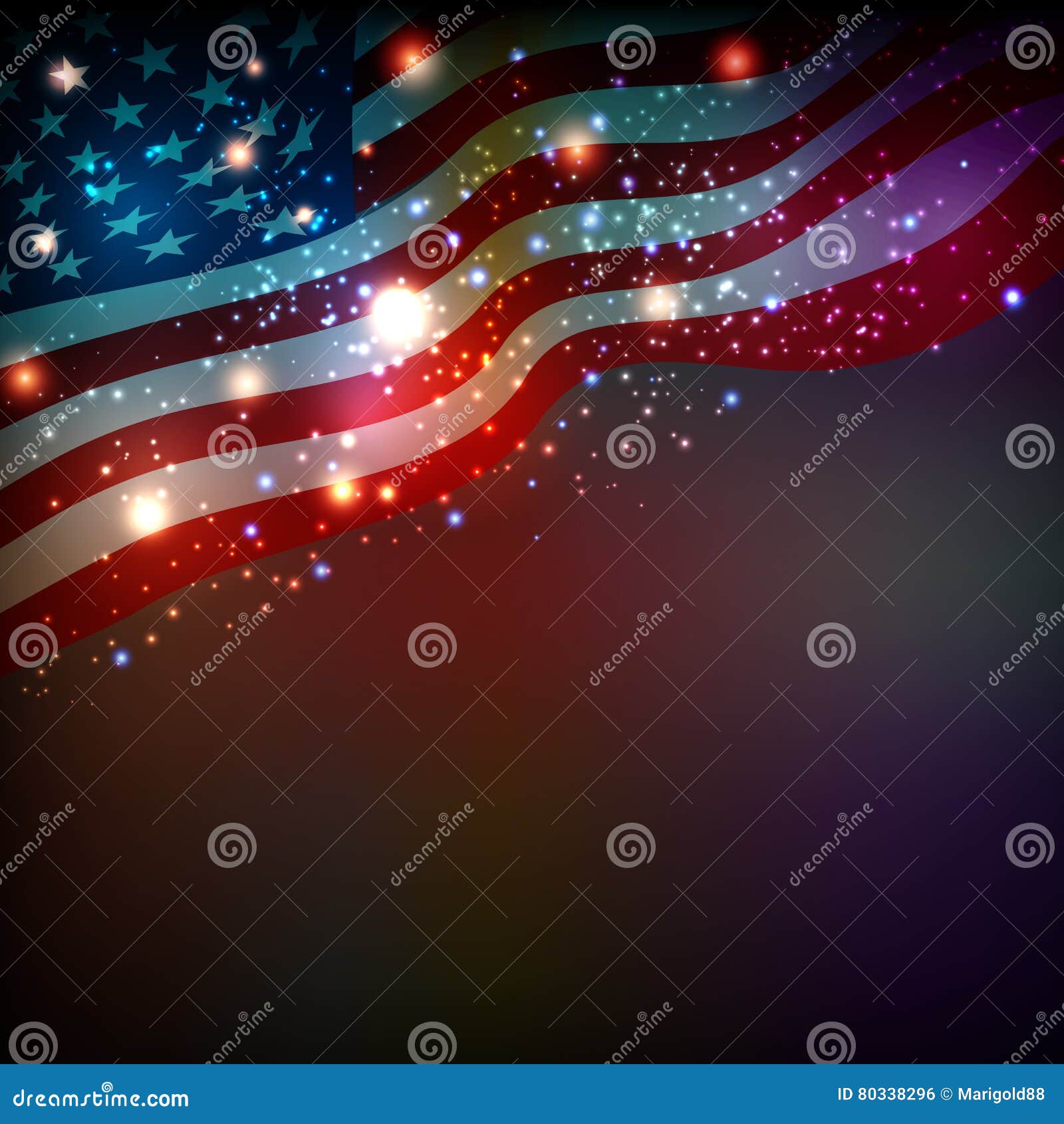 Abstract Background for 4th of July Stock Vector - Illustration of ...
