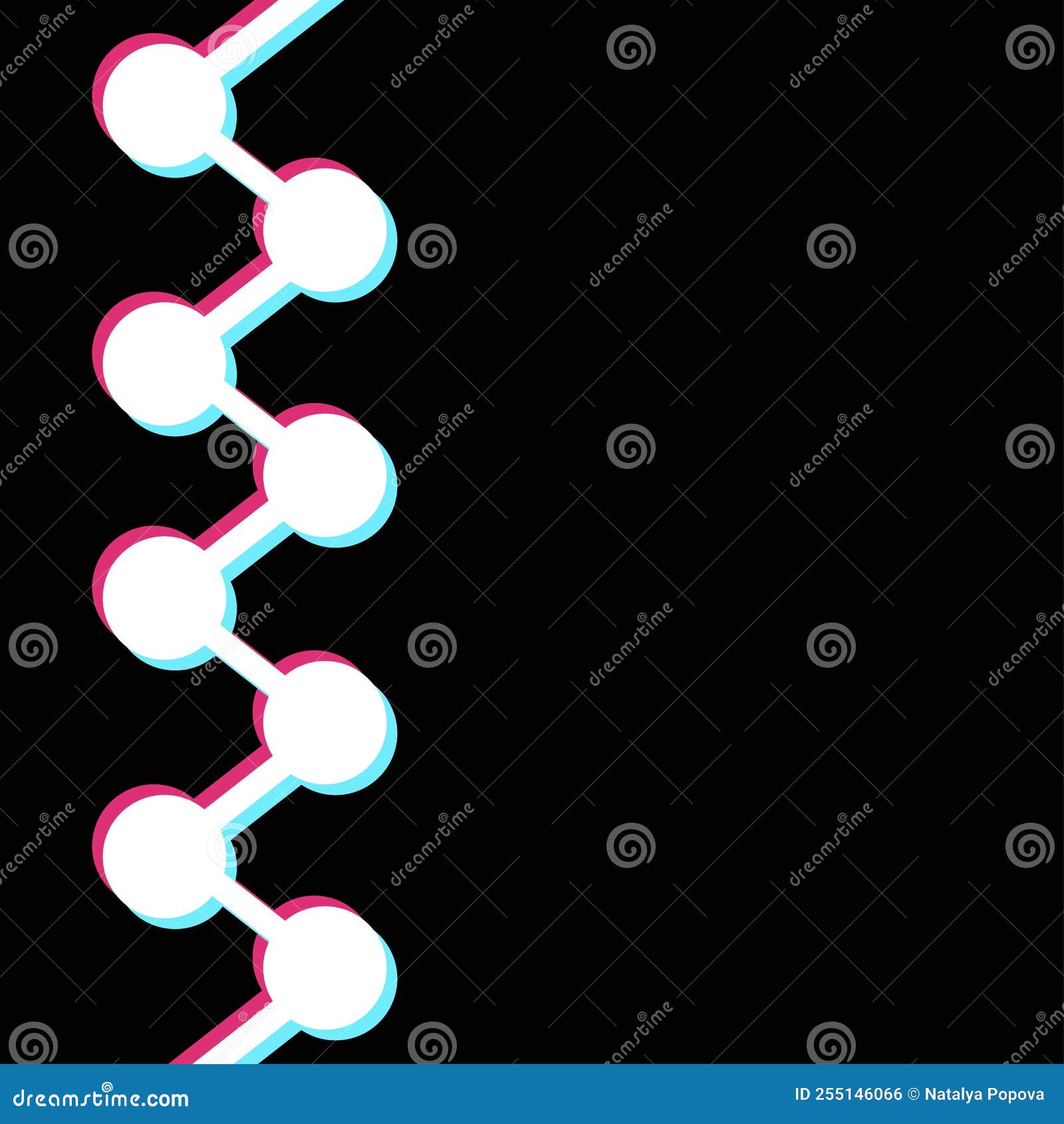 Abstract Background in Tik Tok Style Stock Vector - Illustration of ...