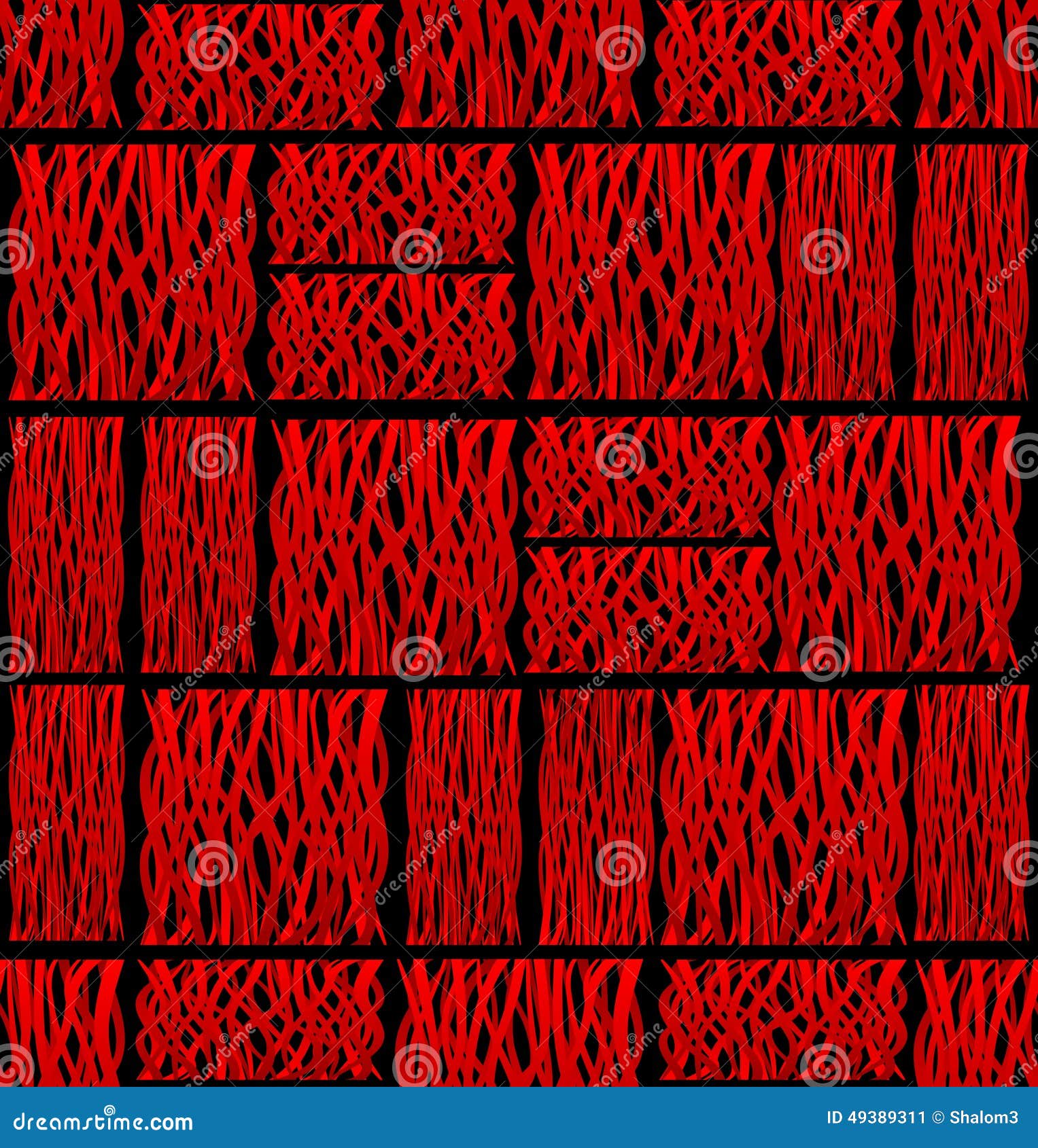 Abstract Background Tile with Red Square Line Patterns on Black Stock ...