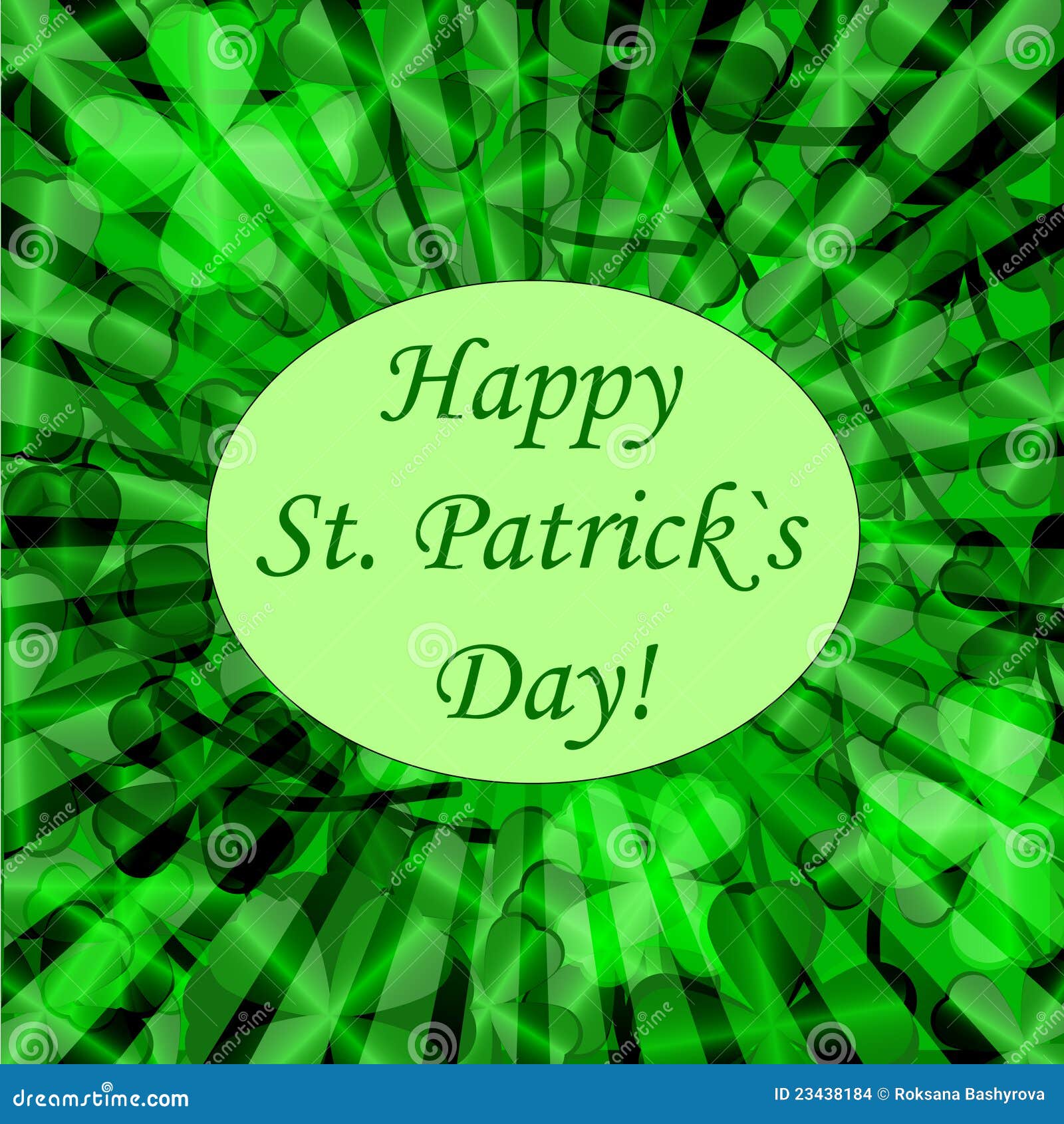 Abstract Background To St. Patrick`s Day Stock Vector - Illustration of ...