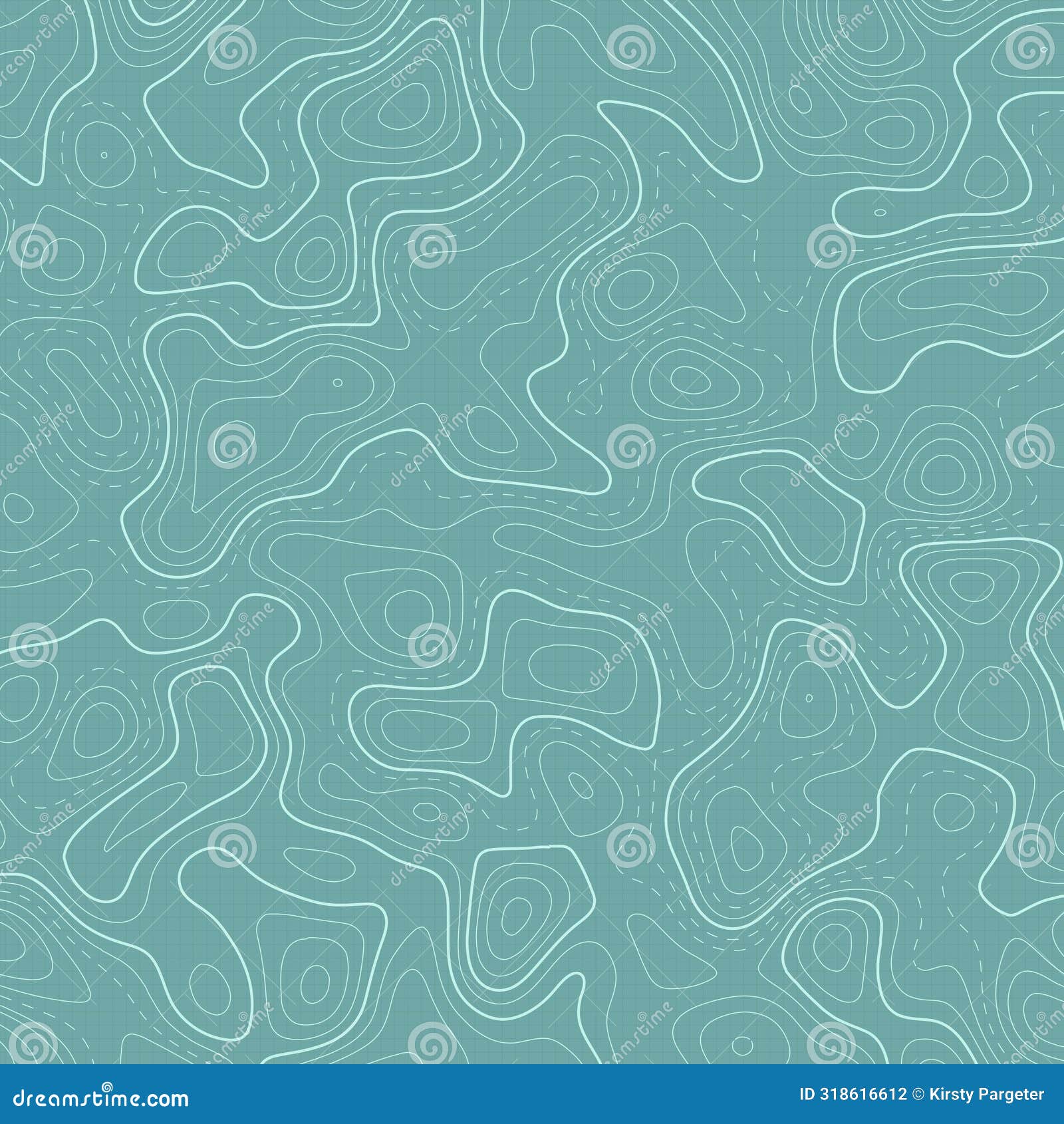 Abstract Background with a Topography Map Design Stock Vector ...