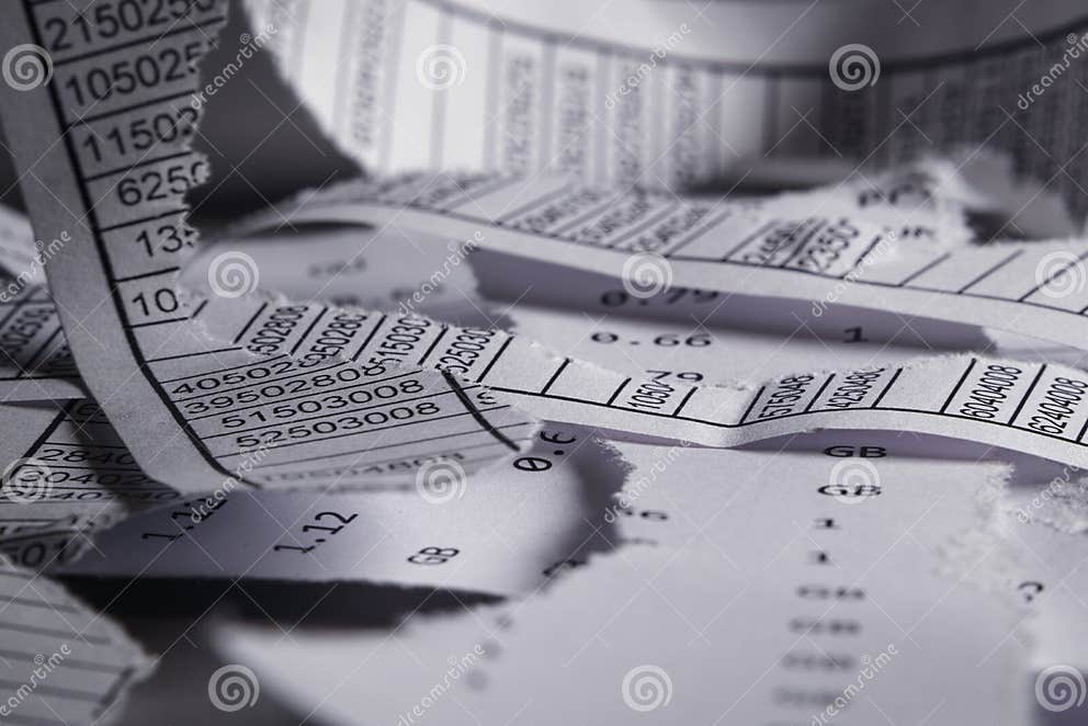 Abstract Background with Torn Paper, Destruction of Documents ...