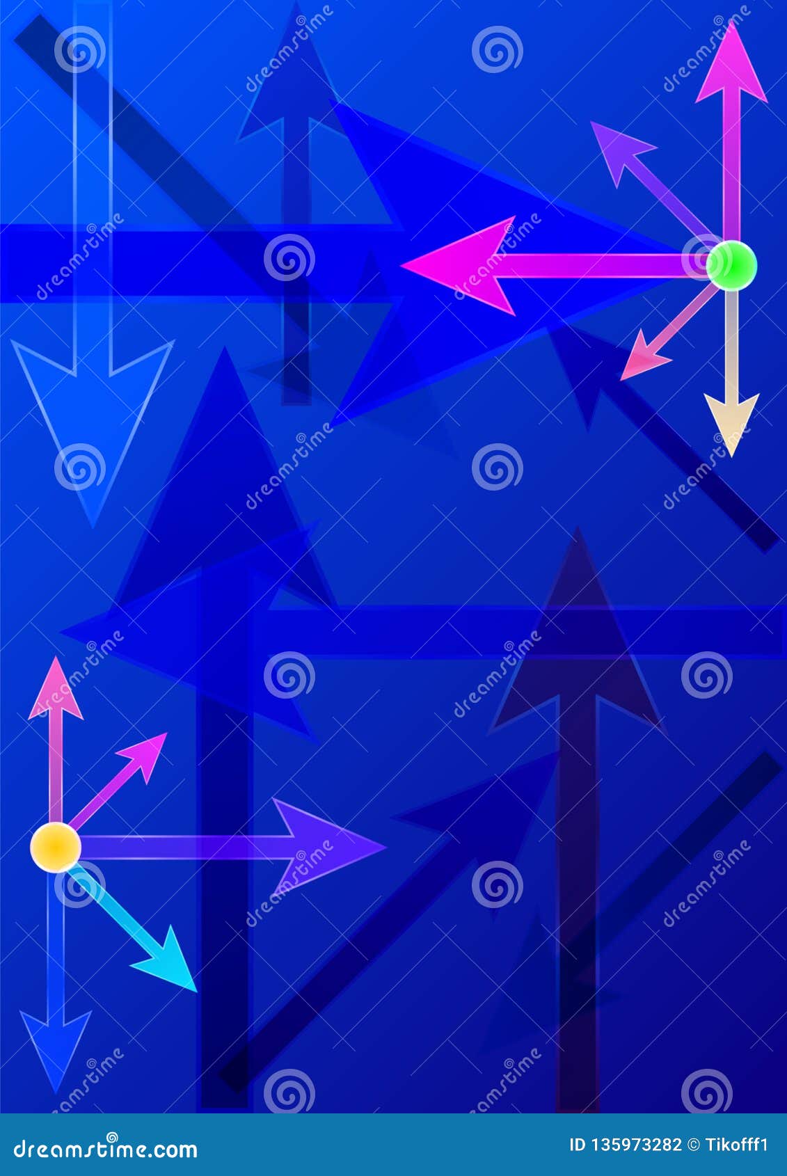Abstract Background Transparent Colored Arrows Stock Vector ...