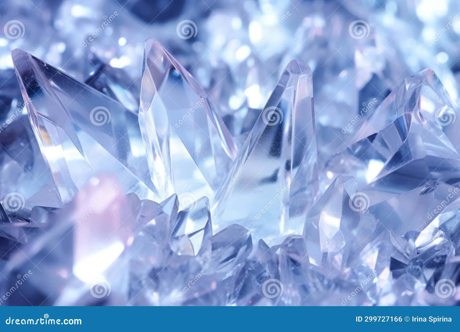 Abstract Background of Transparent Crystals with Refraction of Light ...