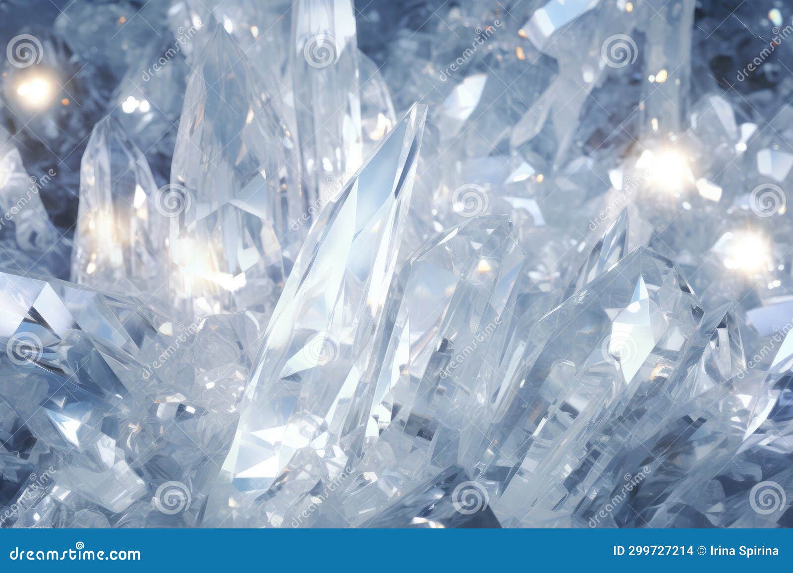 Abstract Background of Transparent Crystals with Refraction of Light ...