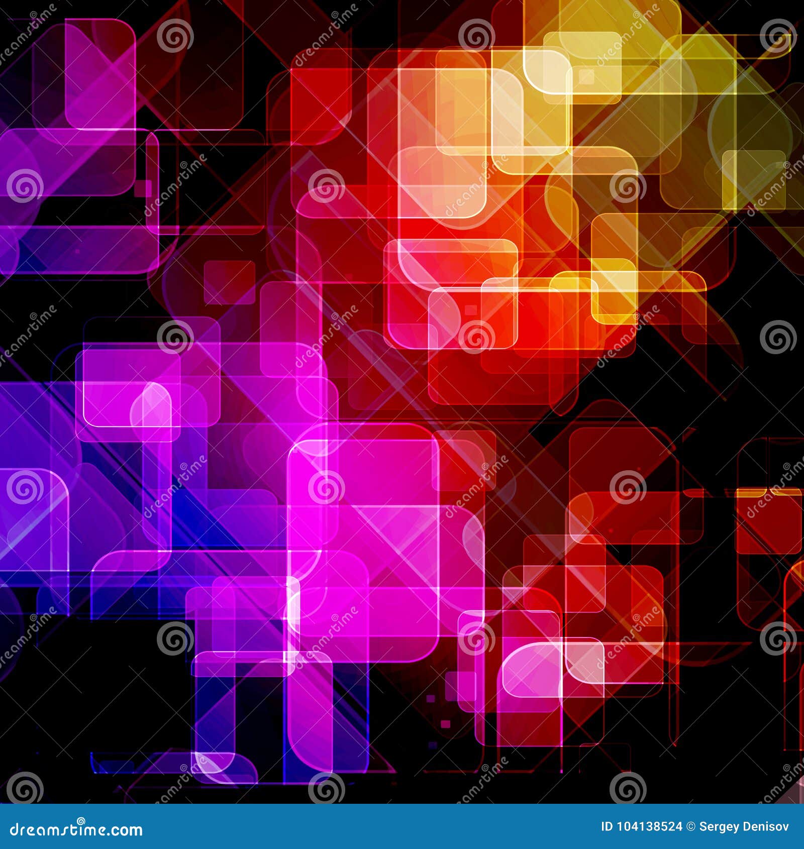 Transparent squares stock illustration. Illustration of fantasy - 104138524
