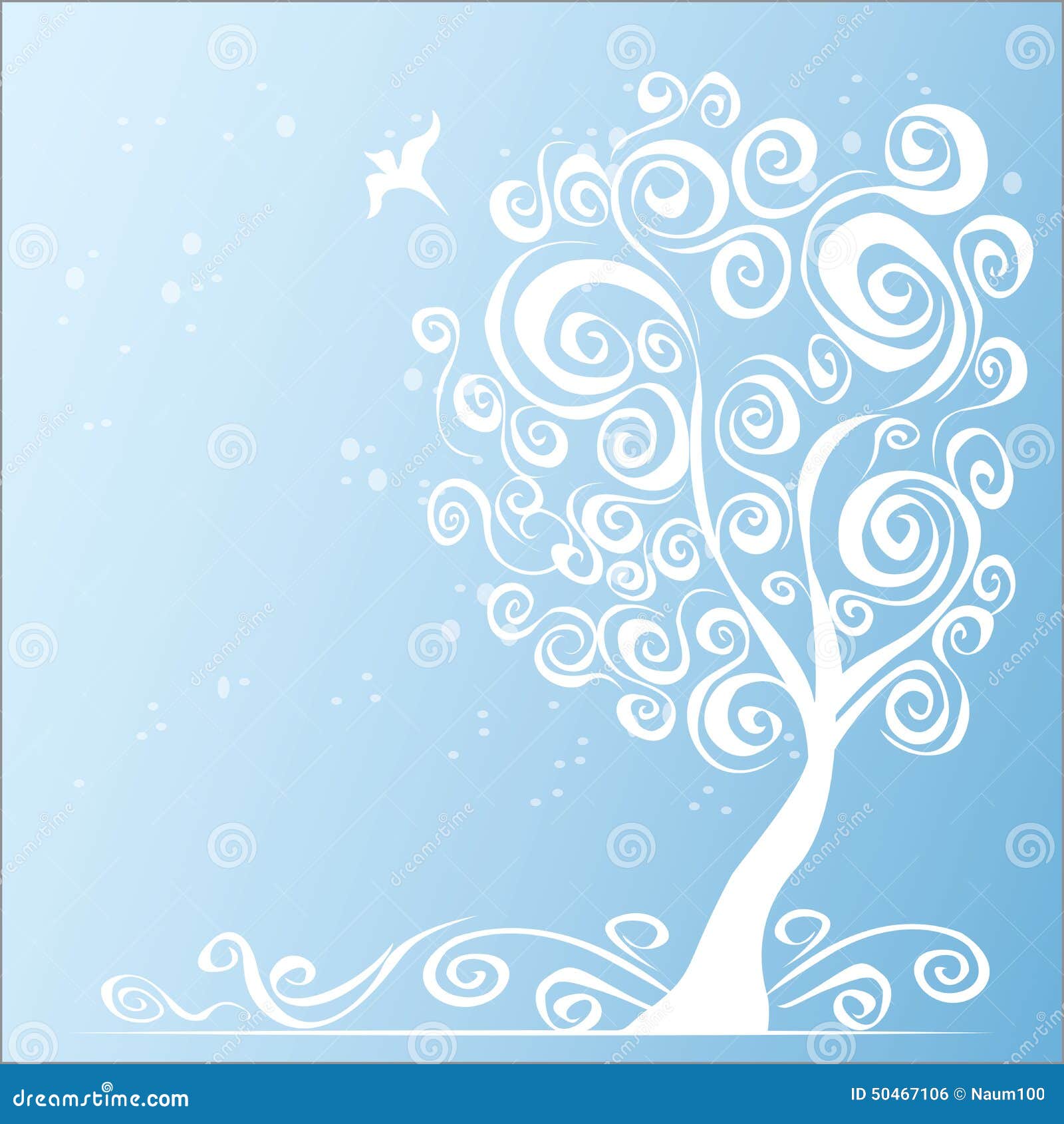 Abstract Background with Tree Stock Vector - Illustration of jungle ...