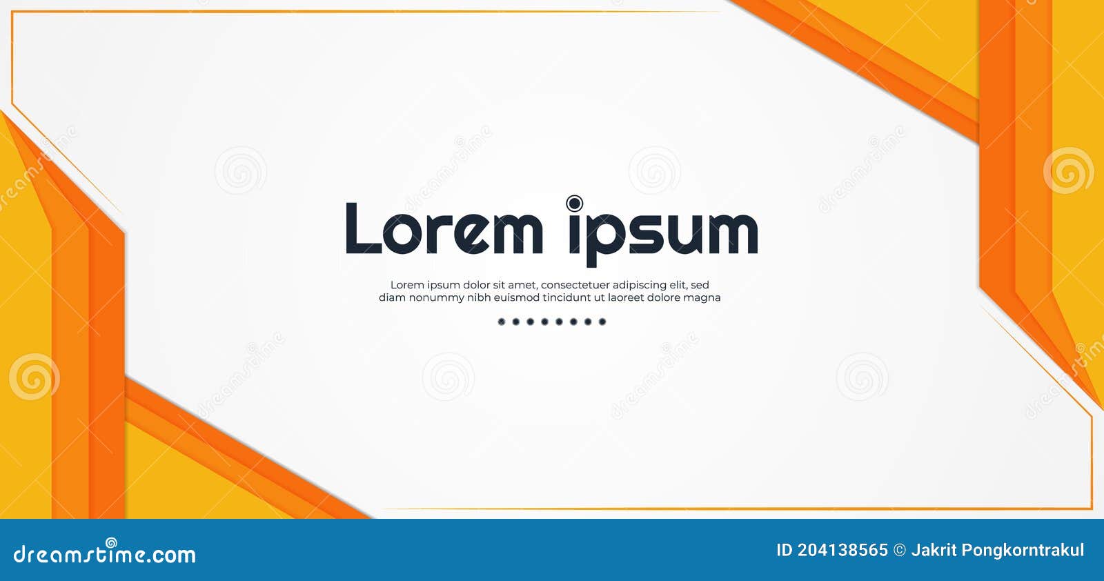 Abstract Background Triangle Ovelap Layer Yellow Frame Design Stock ...