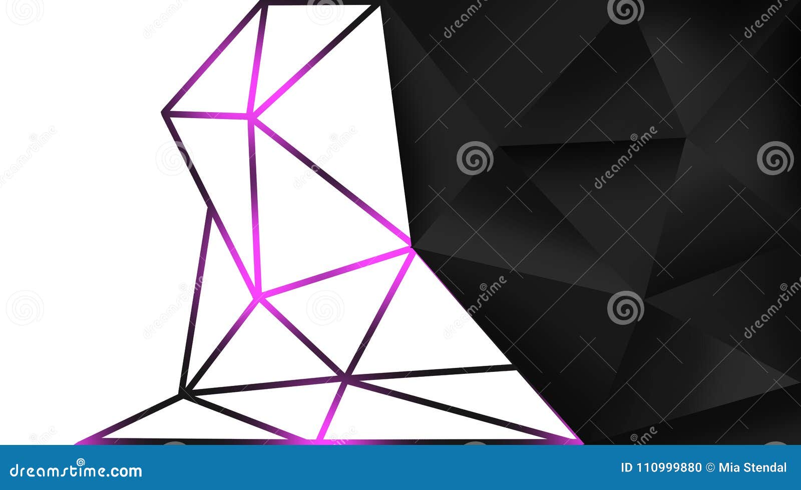 Abstract Background of Triangles Stock Illustration - Illustration of ...