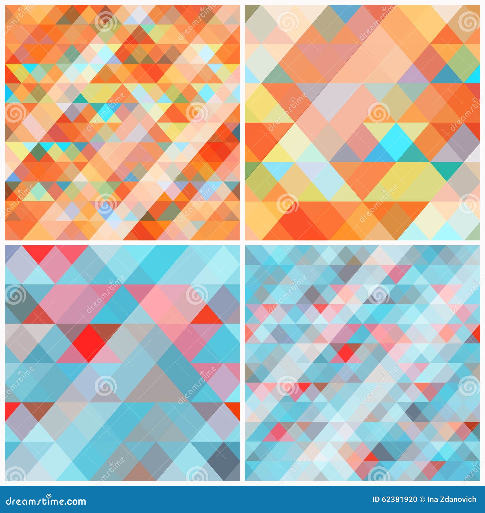 Abstract Background with Triangles. Vector Illustration. Stock Vector ...