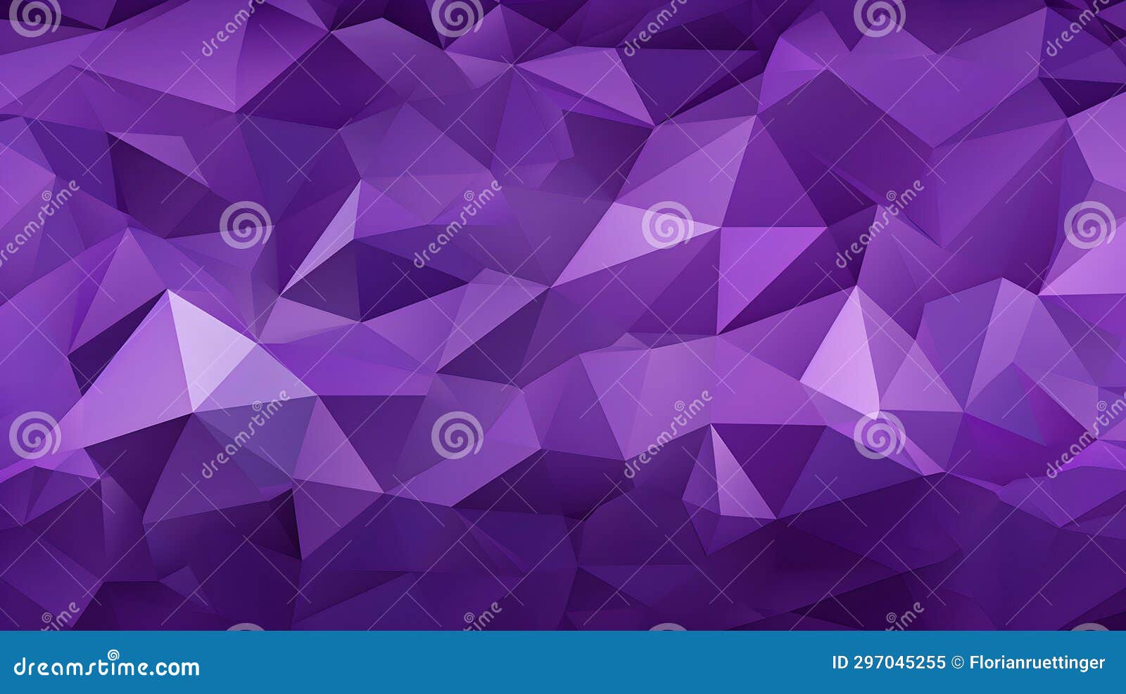 Abstract Background of Triangular Patterns in Purple Colors. Low Poly ...