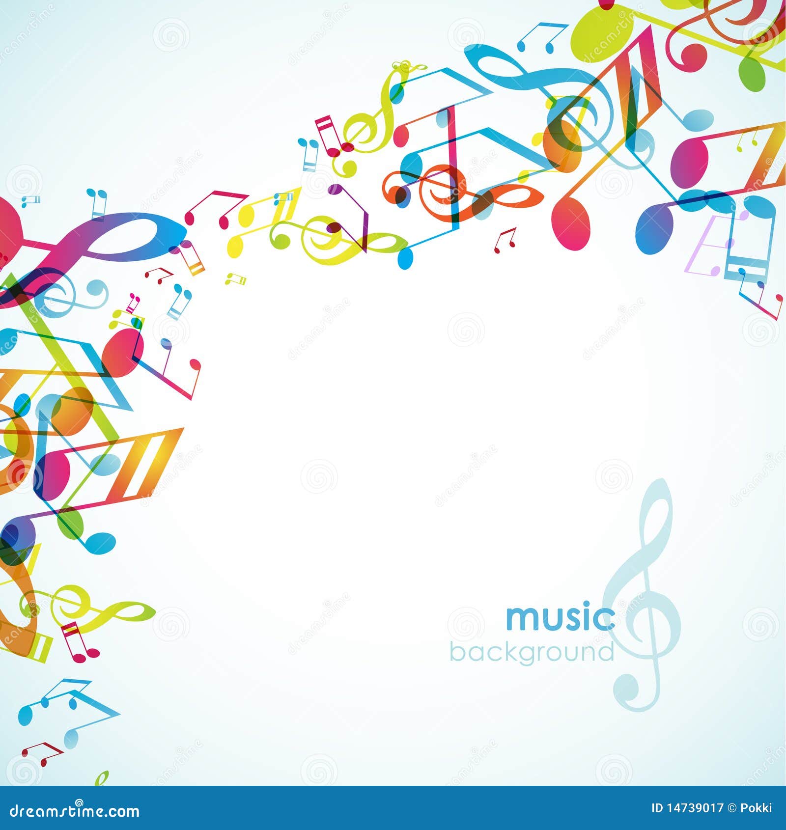 Abstract Background with Tunes. Stock Vector - Illustration of ...