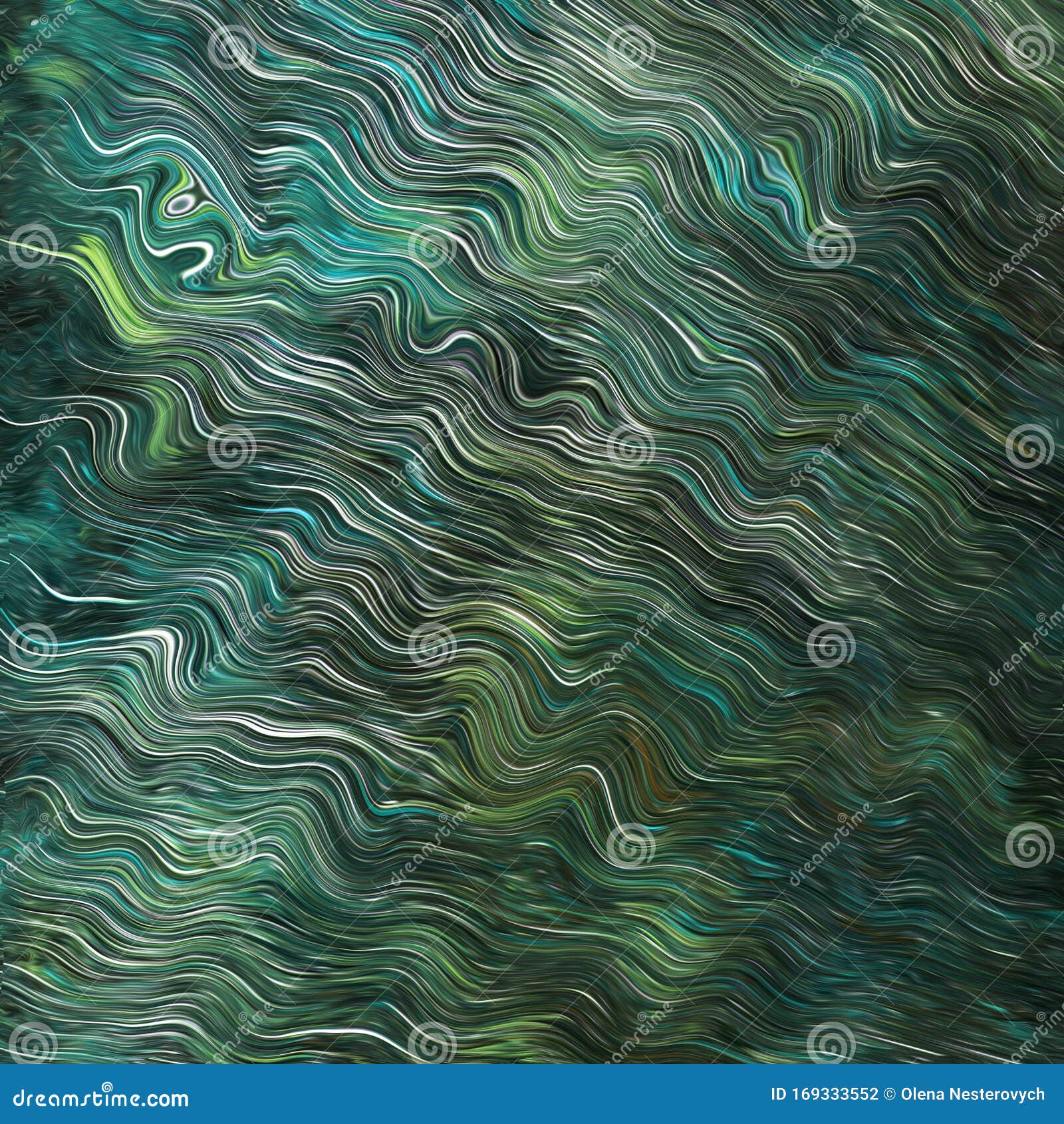 Abstract Background of a Turquoise Digital Pattern in Different Colors ...