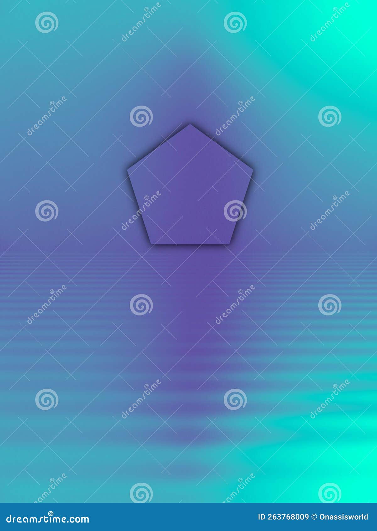 Abstract Background. Turquoise Shades Shapes and Blurs Stock ...