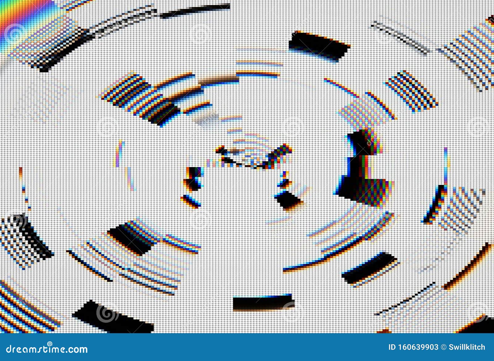 Abstract Background with Tv Grid Setting Style Stock Illustration ...