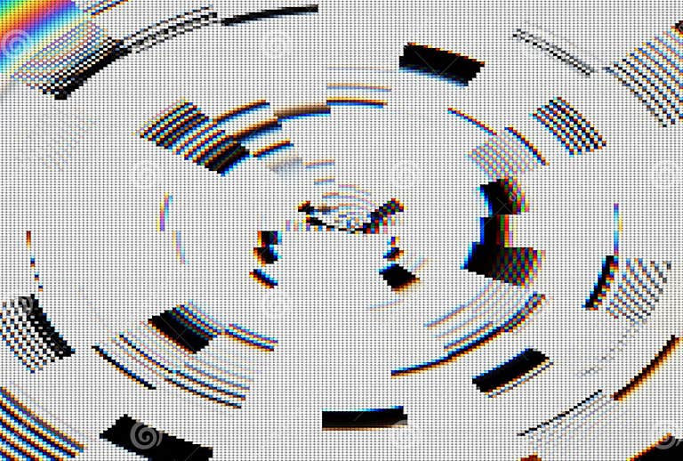 Abstract Background with Tv Grid Setting Style Stock Illustration ...