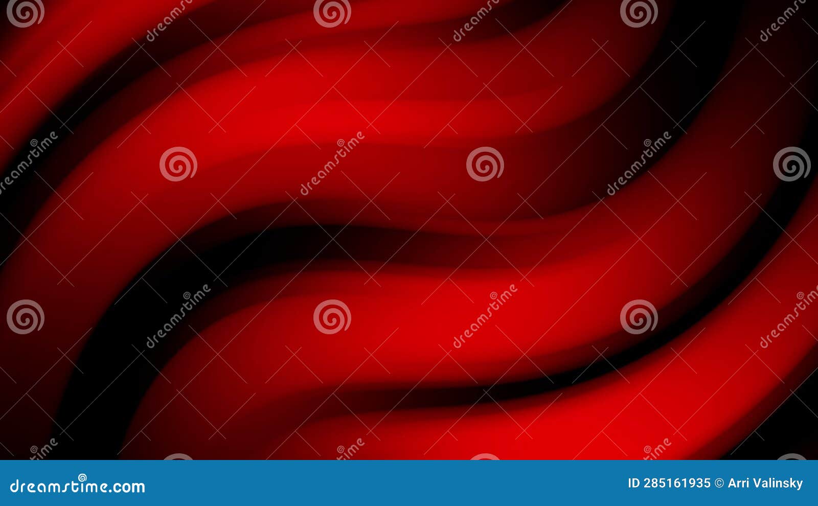 Abstract Background with Twirl Motion in Red on Black Background ...