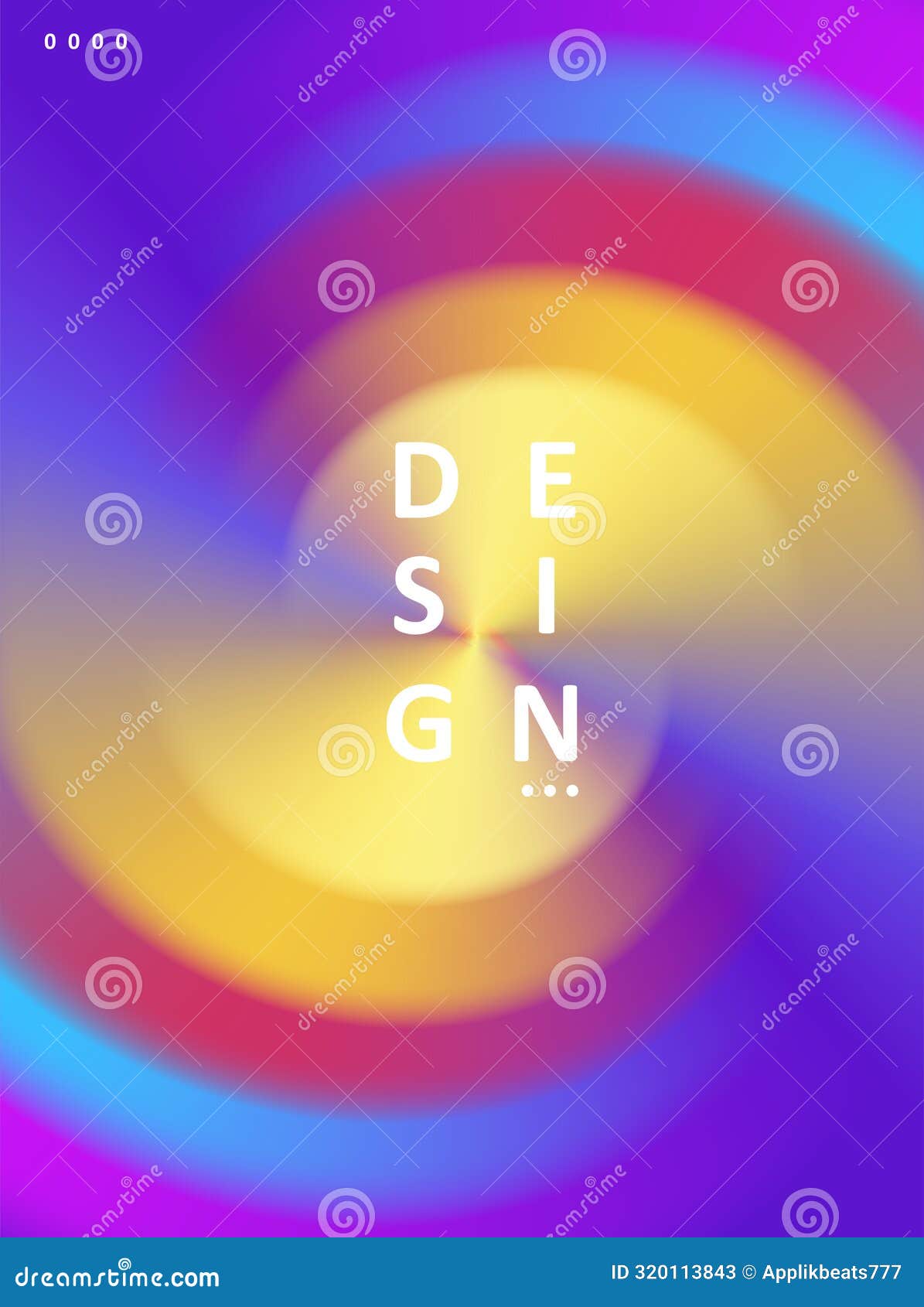 Abstract Background of Twisted Rainbow, Creating Striped Circle Stock ...