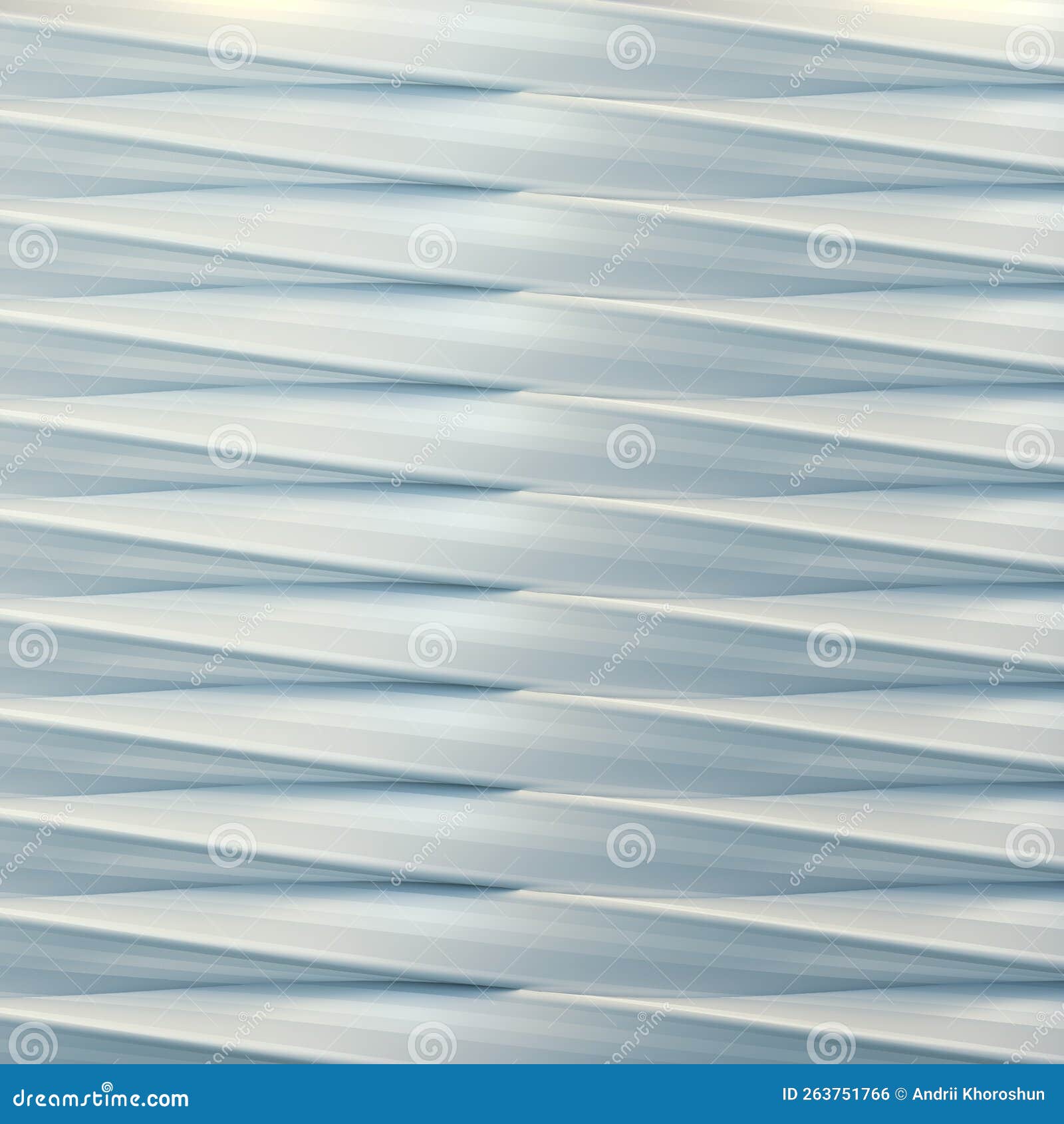Background of Twisted White Geometric Shapes. 3d Rendering Digital ...