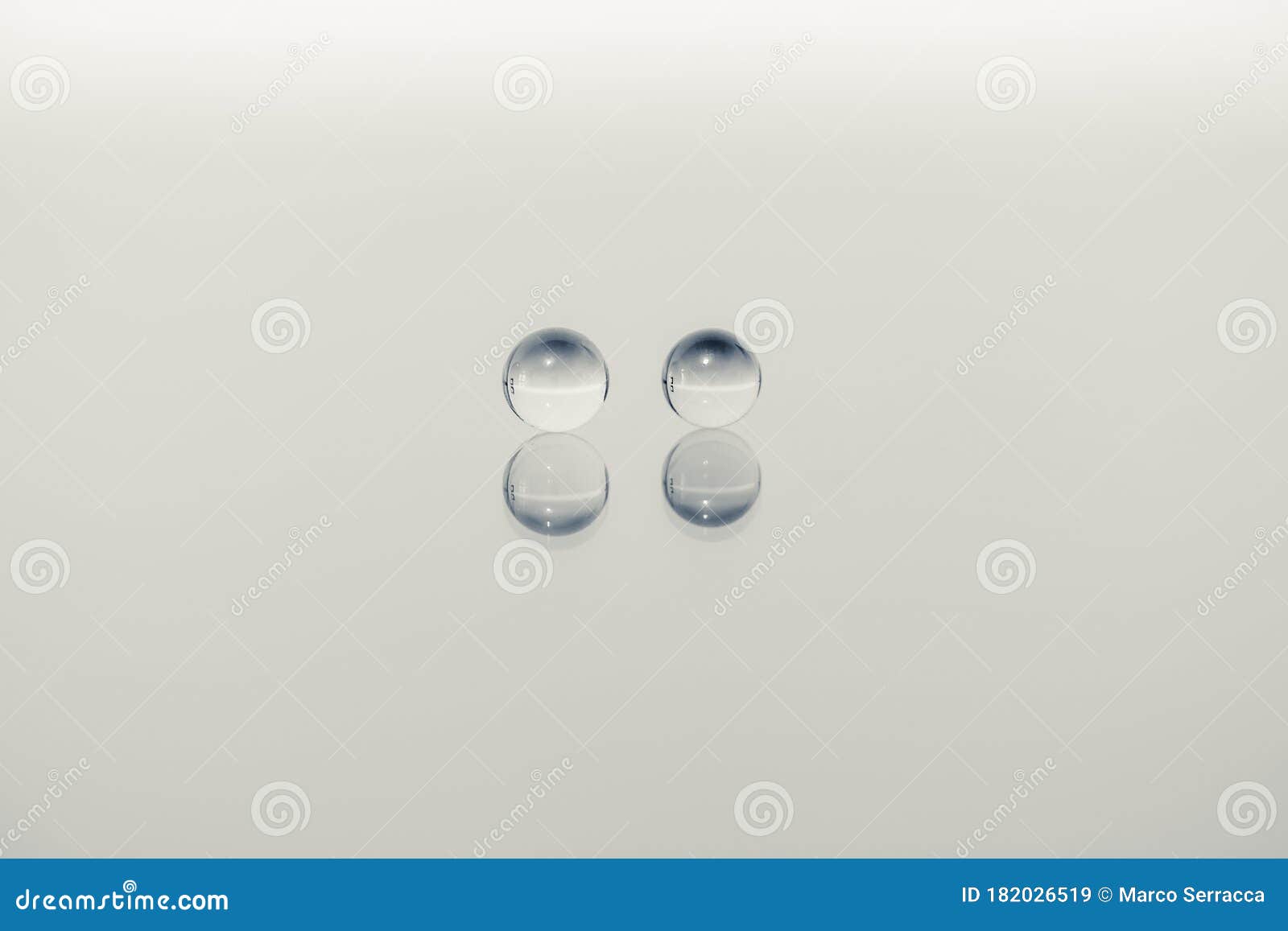 Abstract Background with Two Marbles Side by Side. Stock Image - Image ...