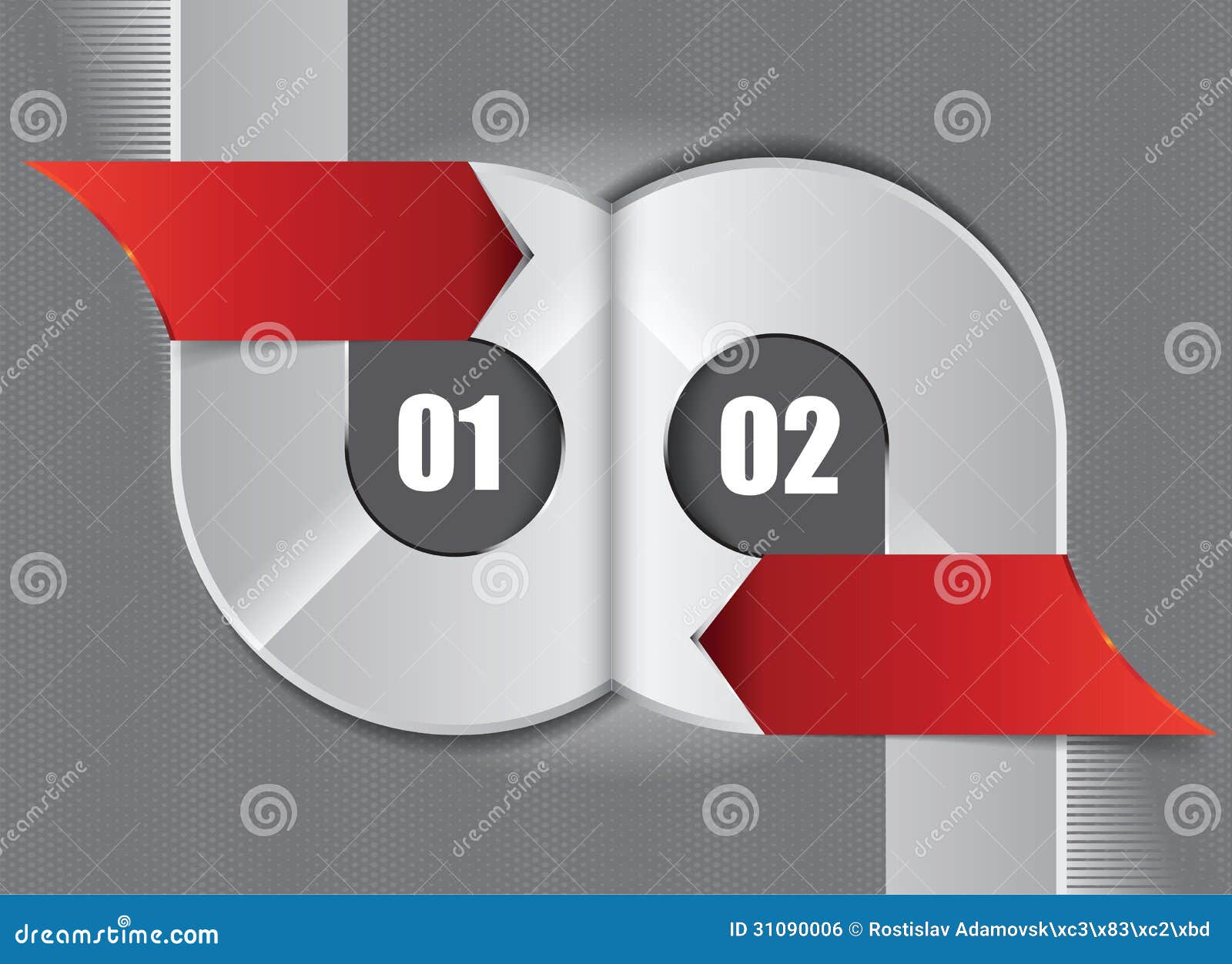 Abstract Background with Two Spaces for Text Stock Vector ...